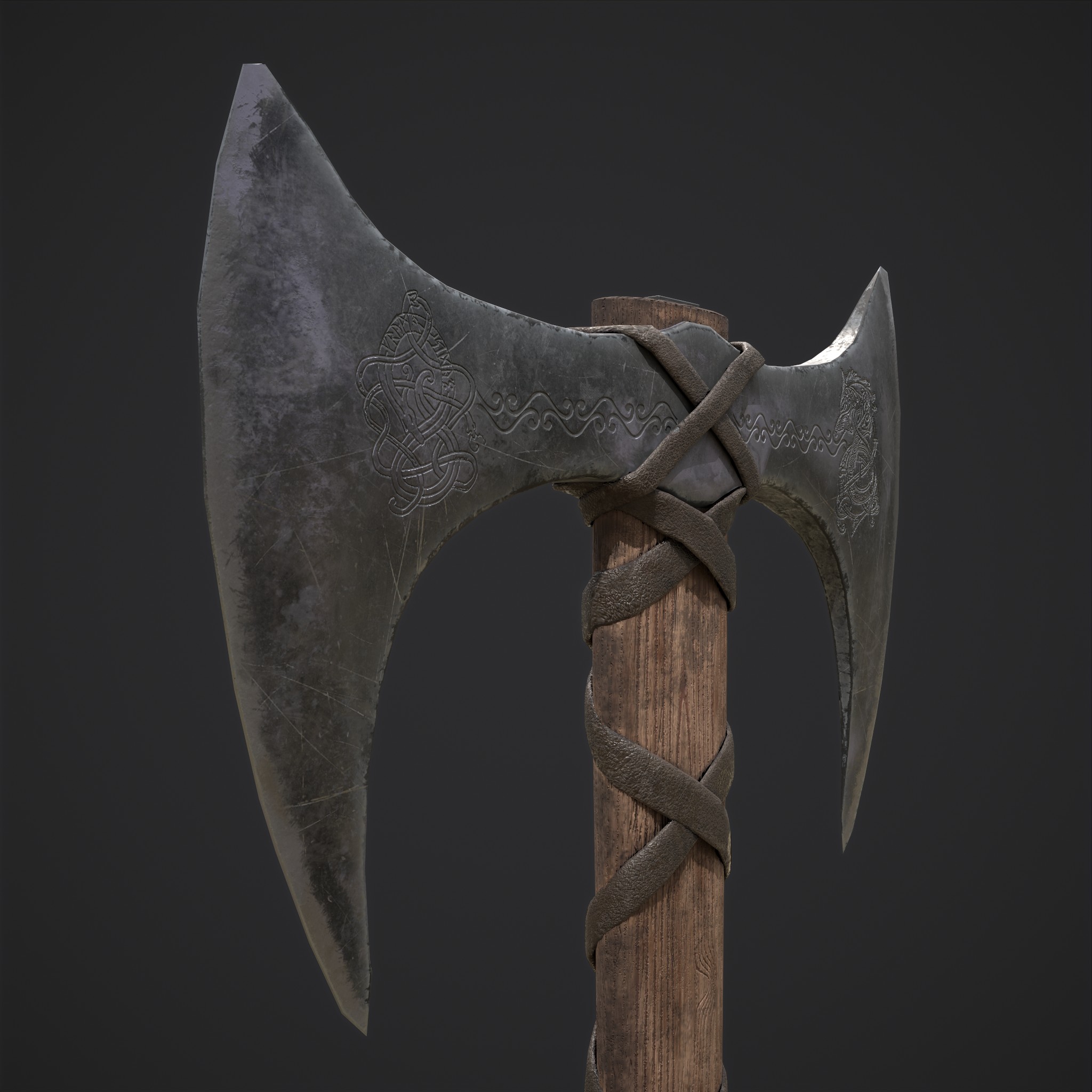 Double Sided Ax - 3D Model by Get Dead Entertainment