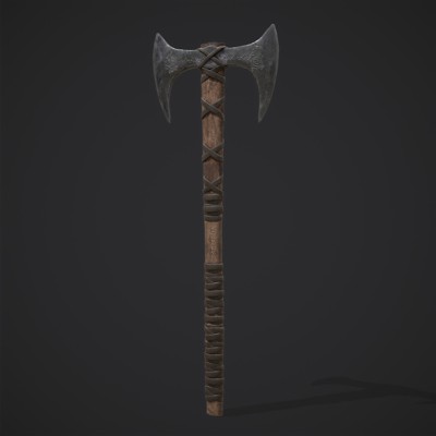 Double Sided Ax - 3D Model by Get Dead Entertainment