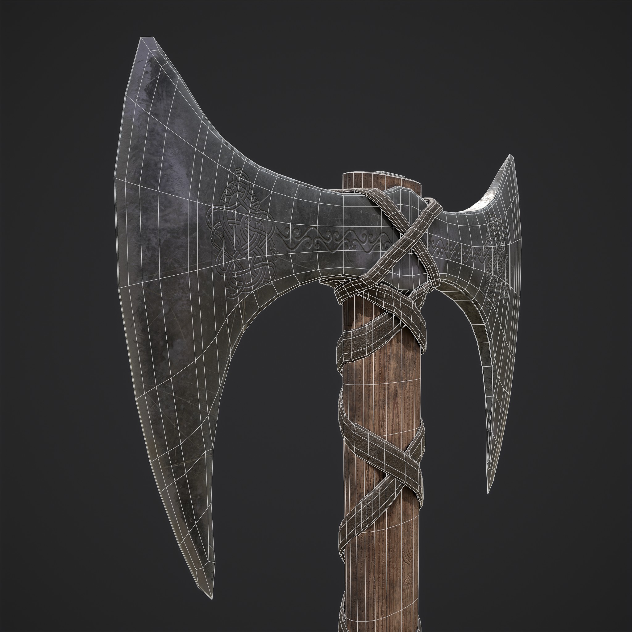 Double Sided Ax - 3D Model by Get Dead Entertainment