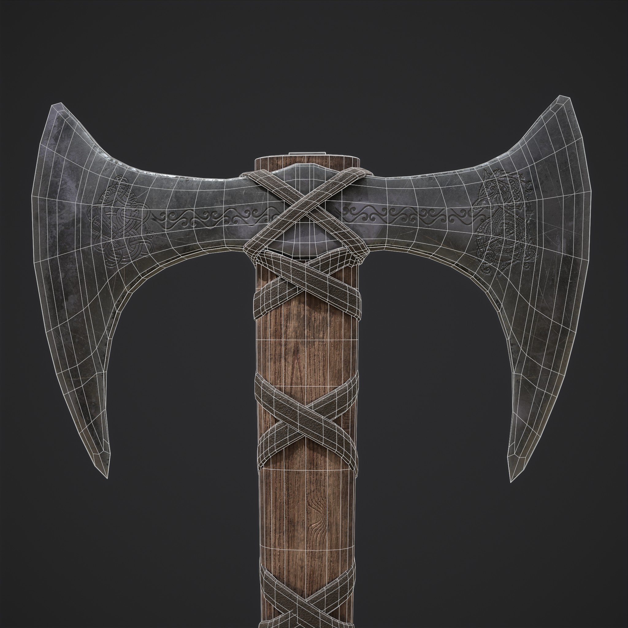 Double Sided Ax - 3D Model by Get Dead Entertainment