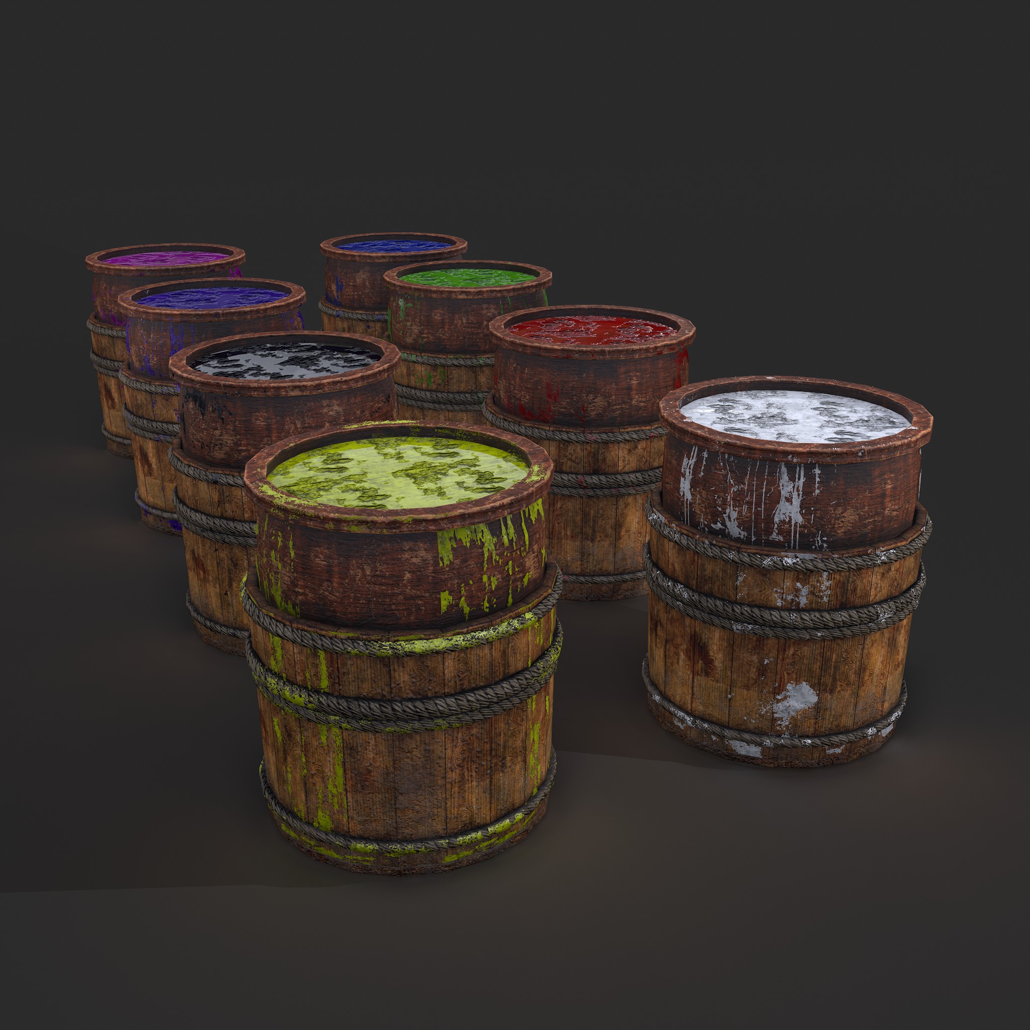 Dye Bucket - 3D Model by Get Dead Entertainment
