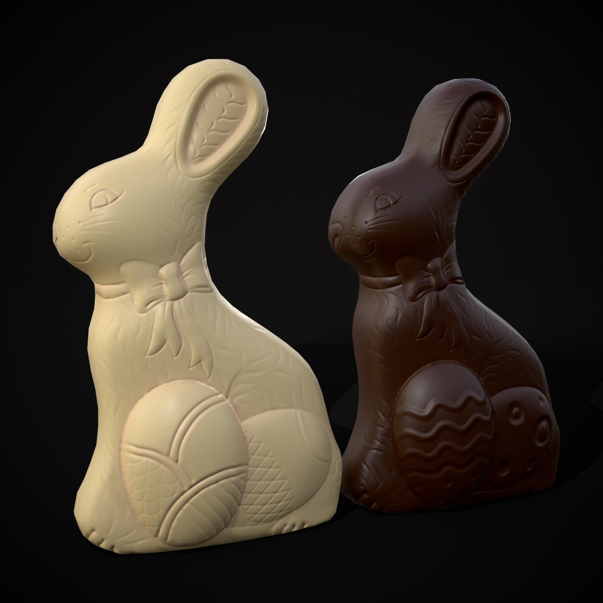 Easter Chocolate Bunny - 3D Model by Get Dead Entertainment