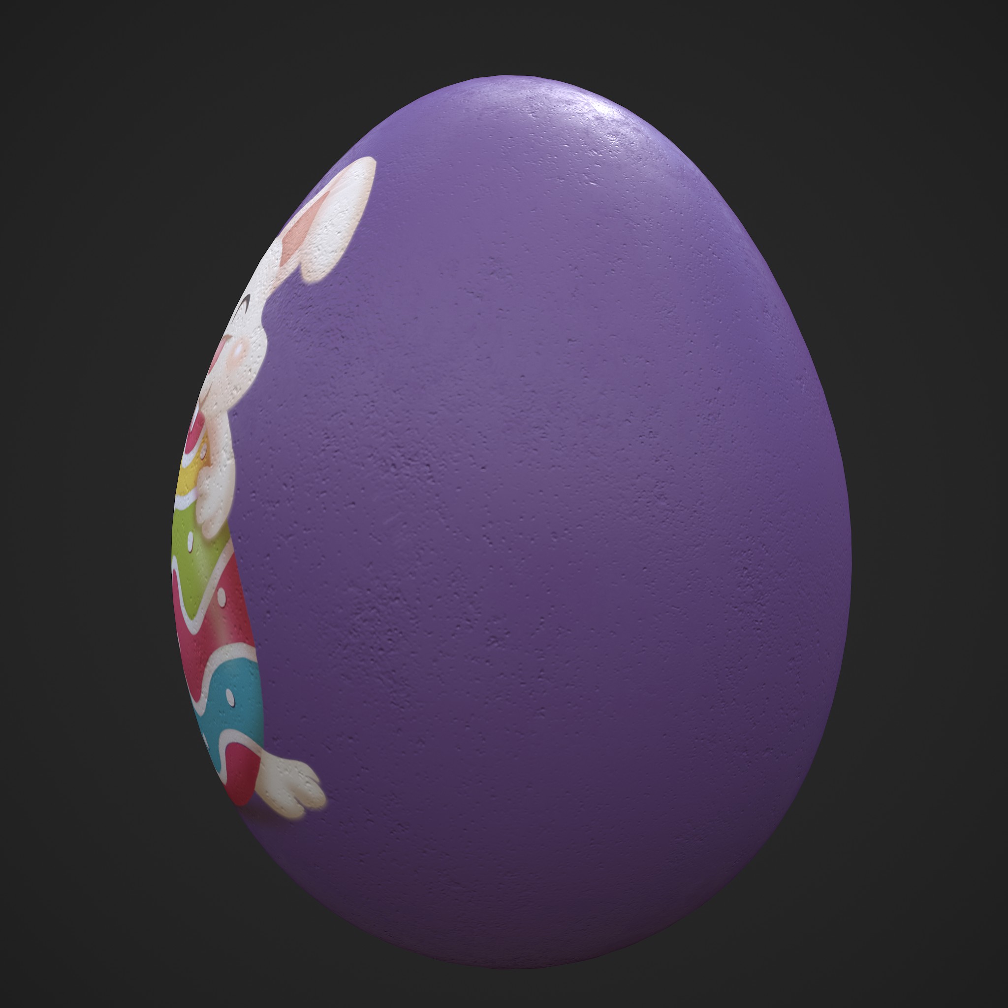 Easter Egg Bunny Purple - 3D Model by Get Dead Entertainment