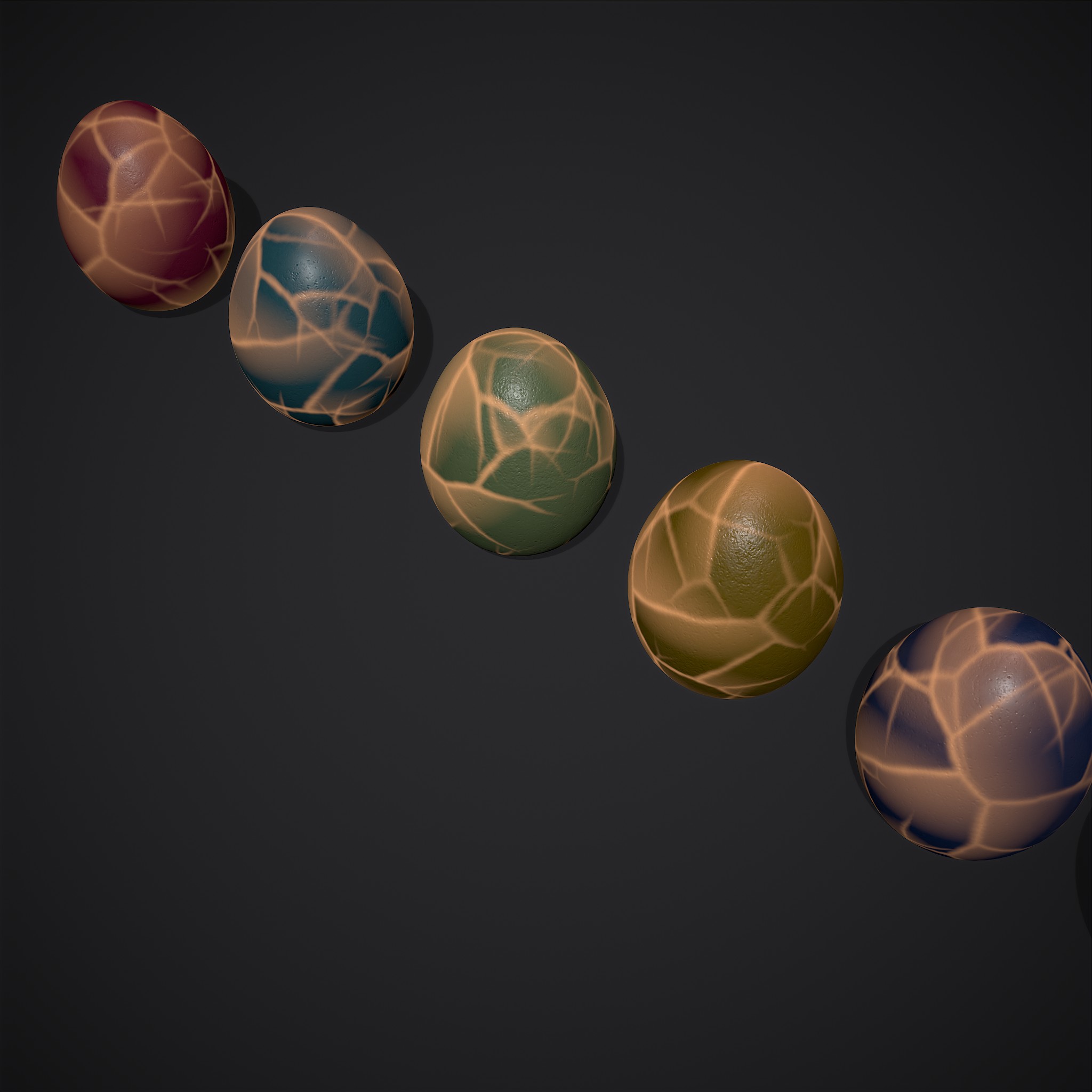 Easter Eggs Designs 4 - 3D Model by Get Dead Entertainment