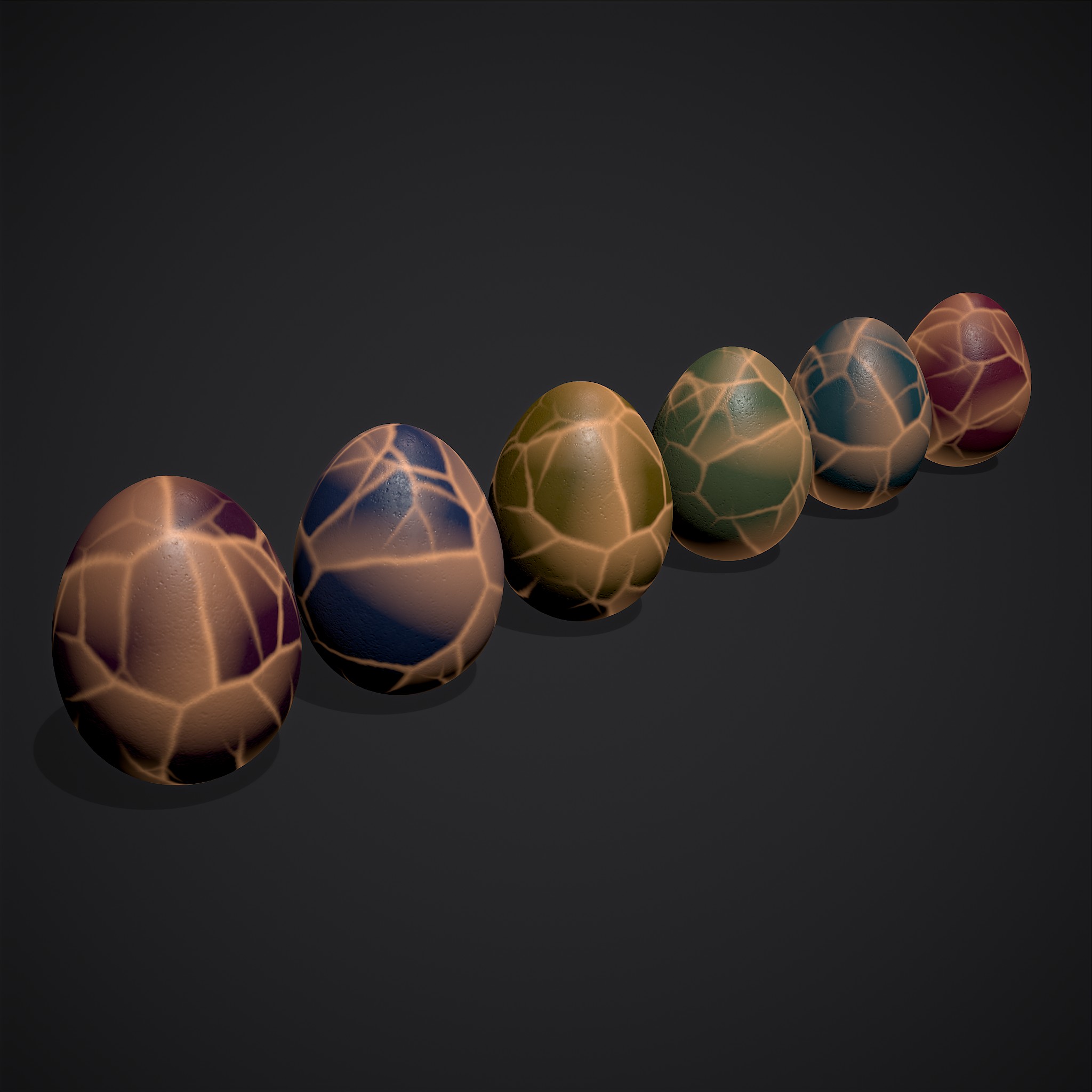 Easter Eggs Designs 4 - 3D Model by Get Dead Entertainment