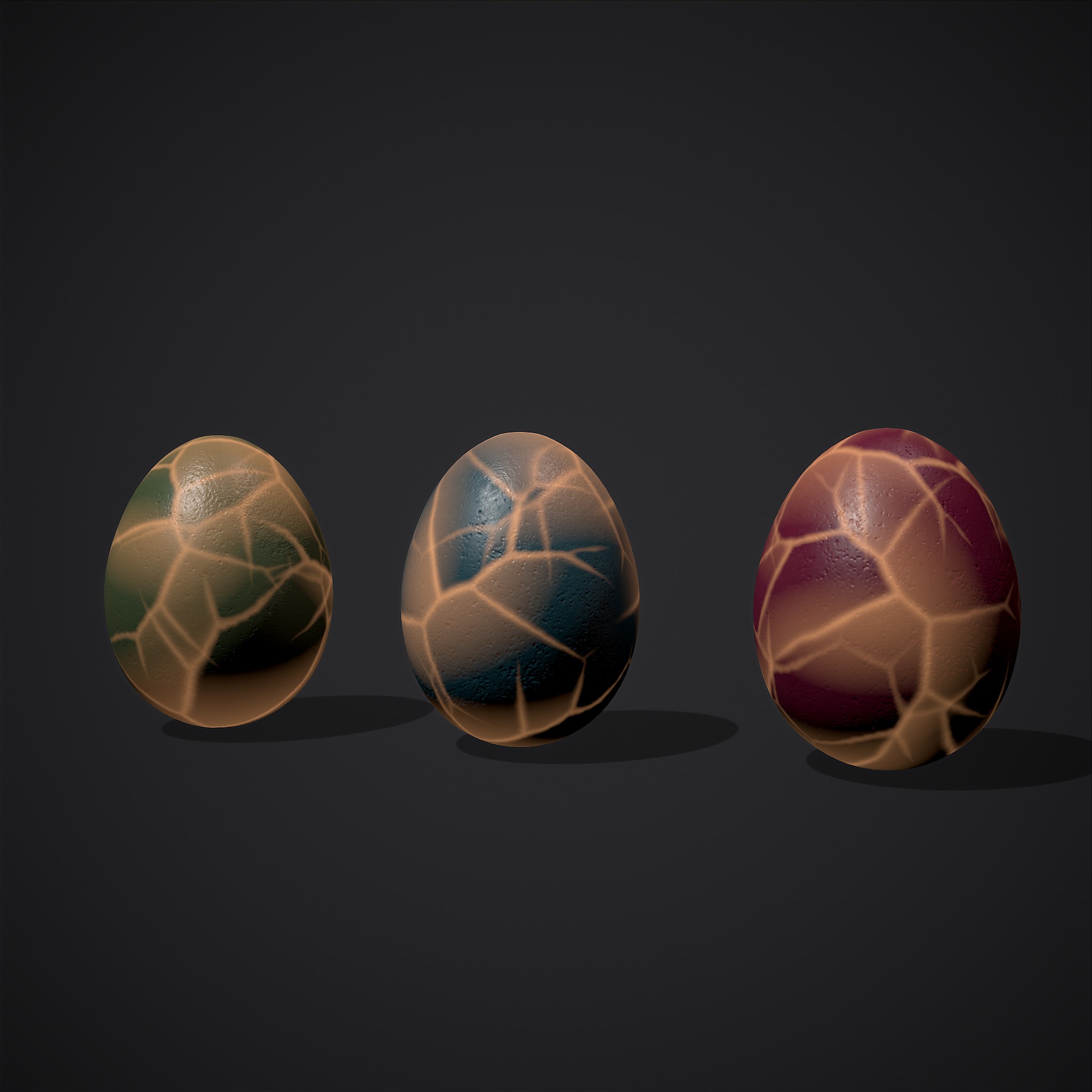 Easter Eggs Designs 4 - 3D Model by Get Dead Entertainment