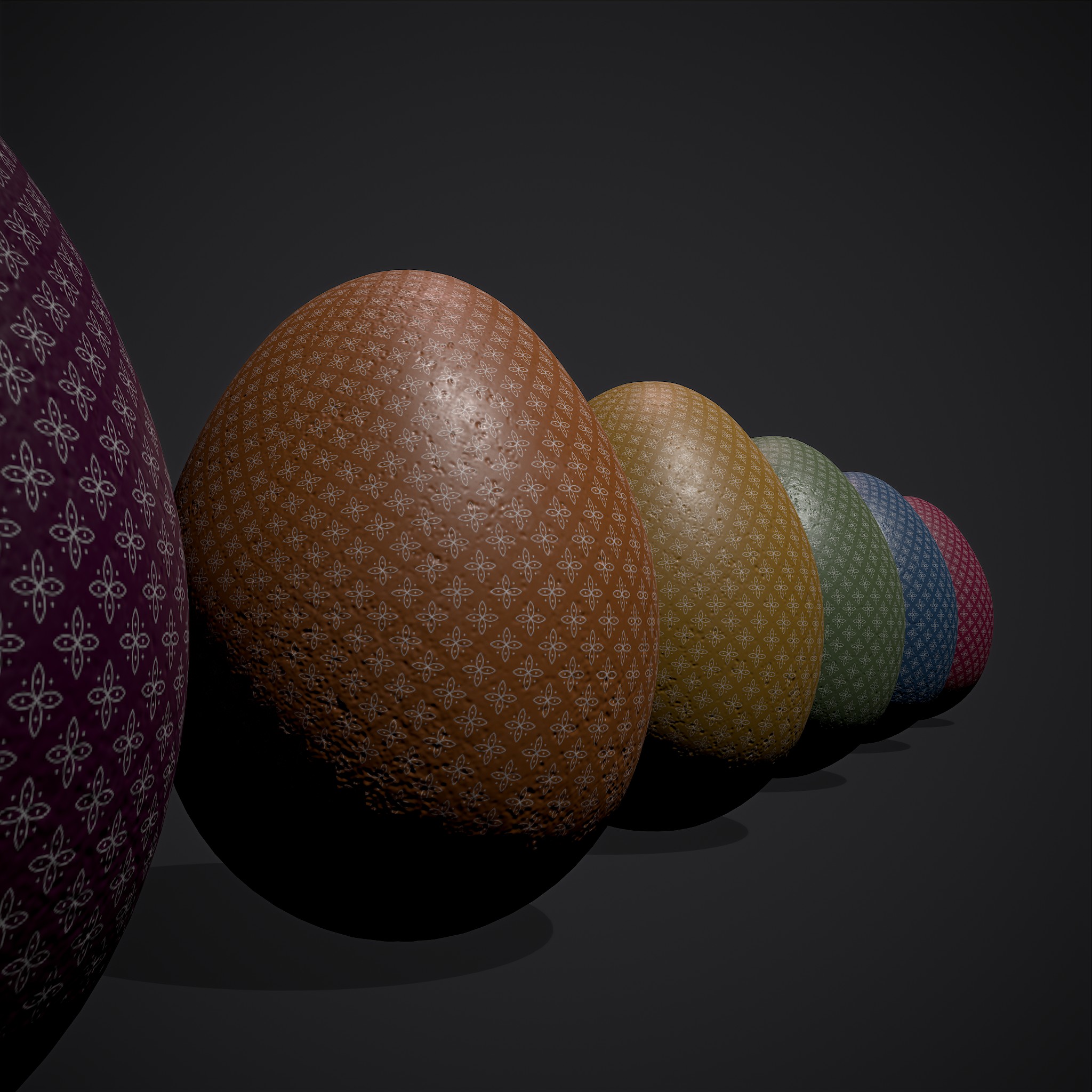 Easter Eggs Designs 5 - 3D Model by Get Dead Entertainment