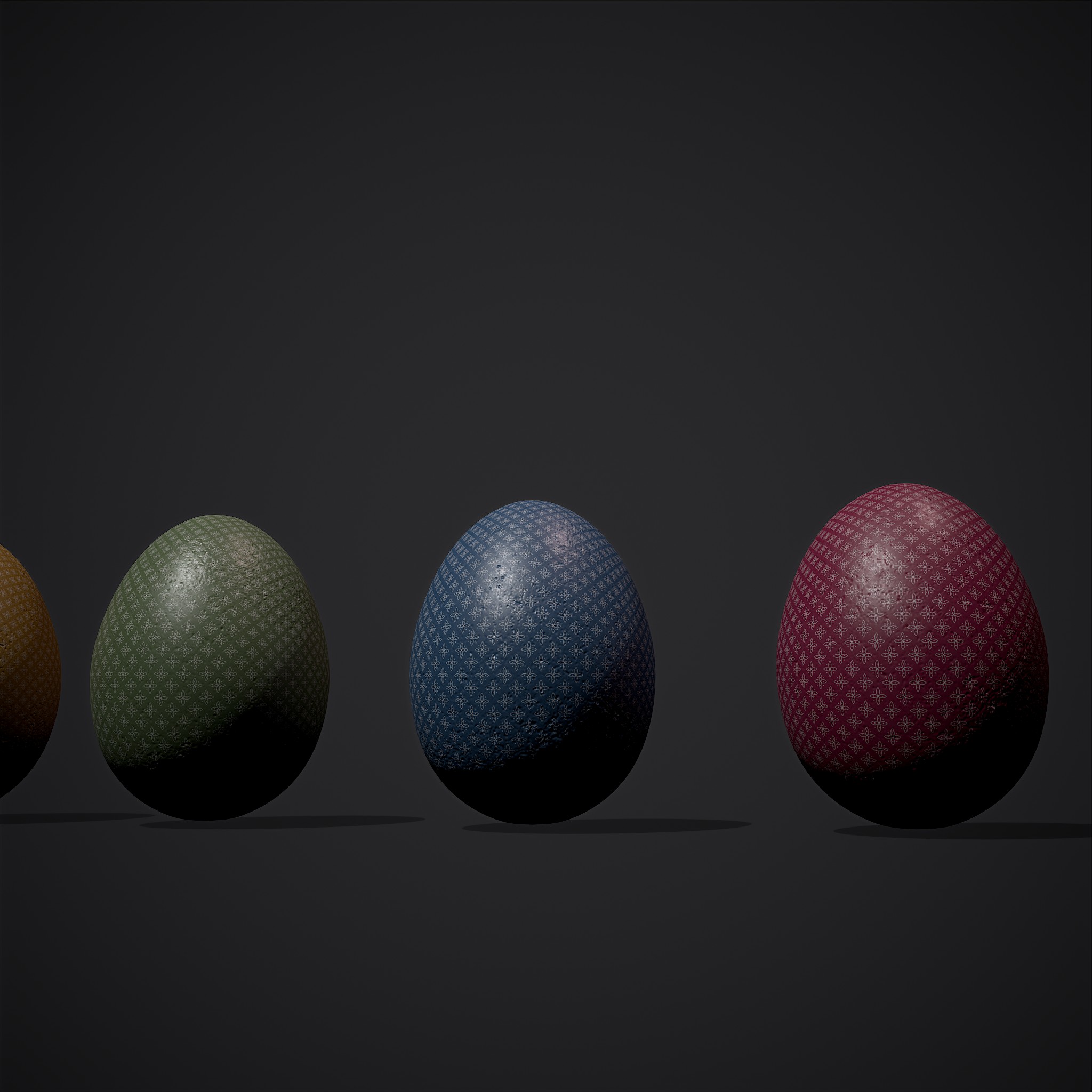 Easter Eggs Designs 5 - 3D Model by Get Dead Entertainment