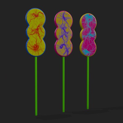 Easter Lollipop - 3D Model by Get Dead Entertainment
