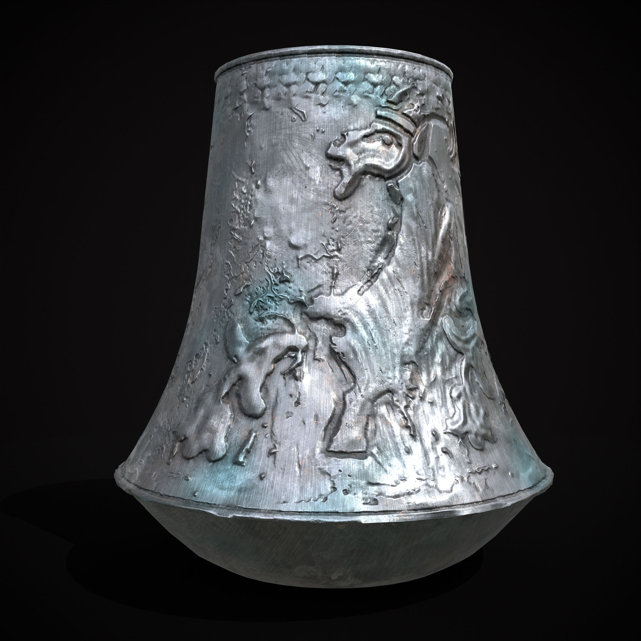 Elamite Silver Vessel - 3D Model by Get Dead Entertainment