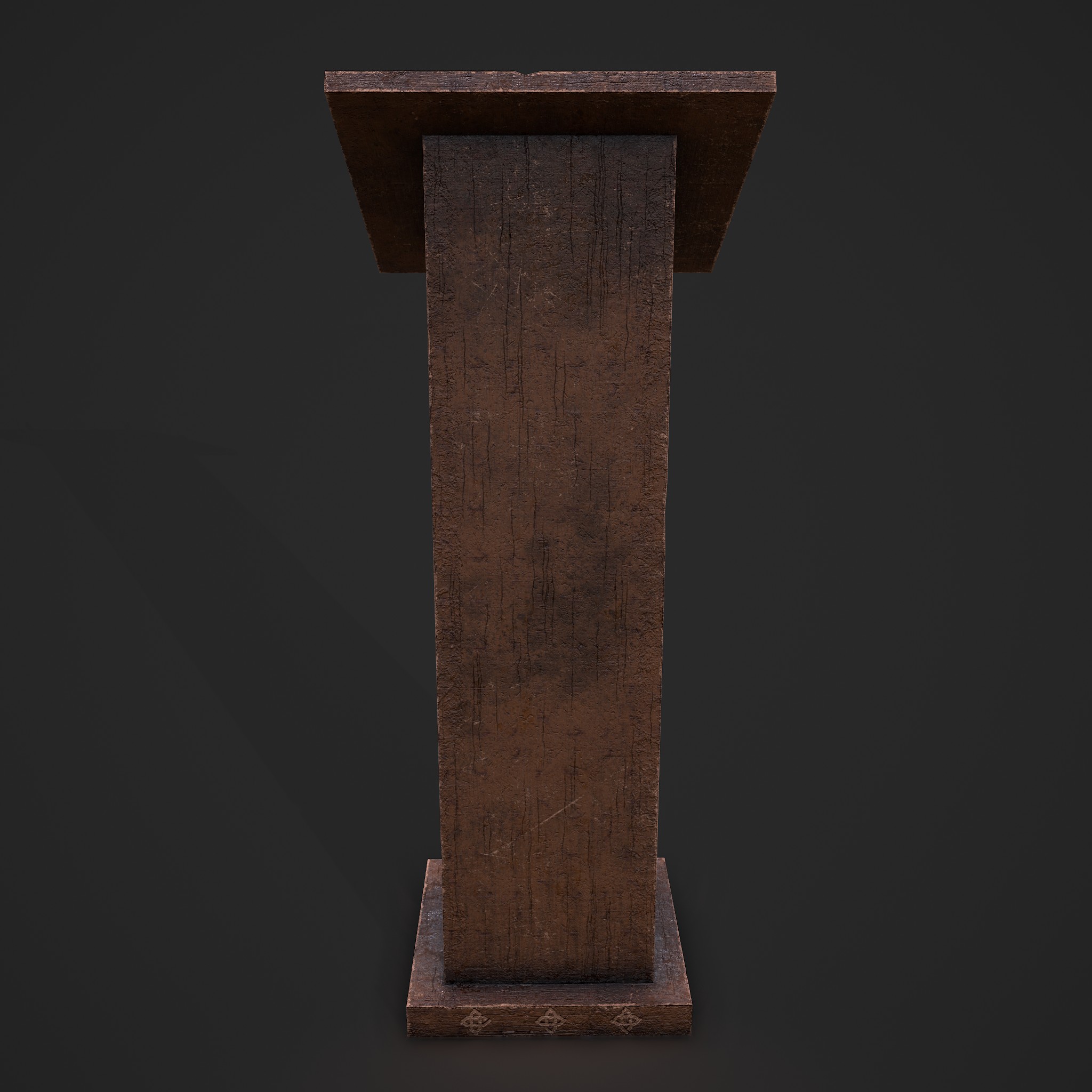 Elegant Lecture Stand - 3D Model by Get Dead Entertainment
