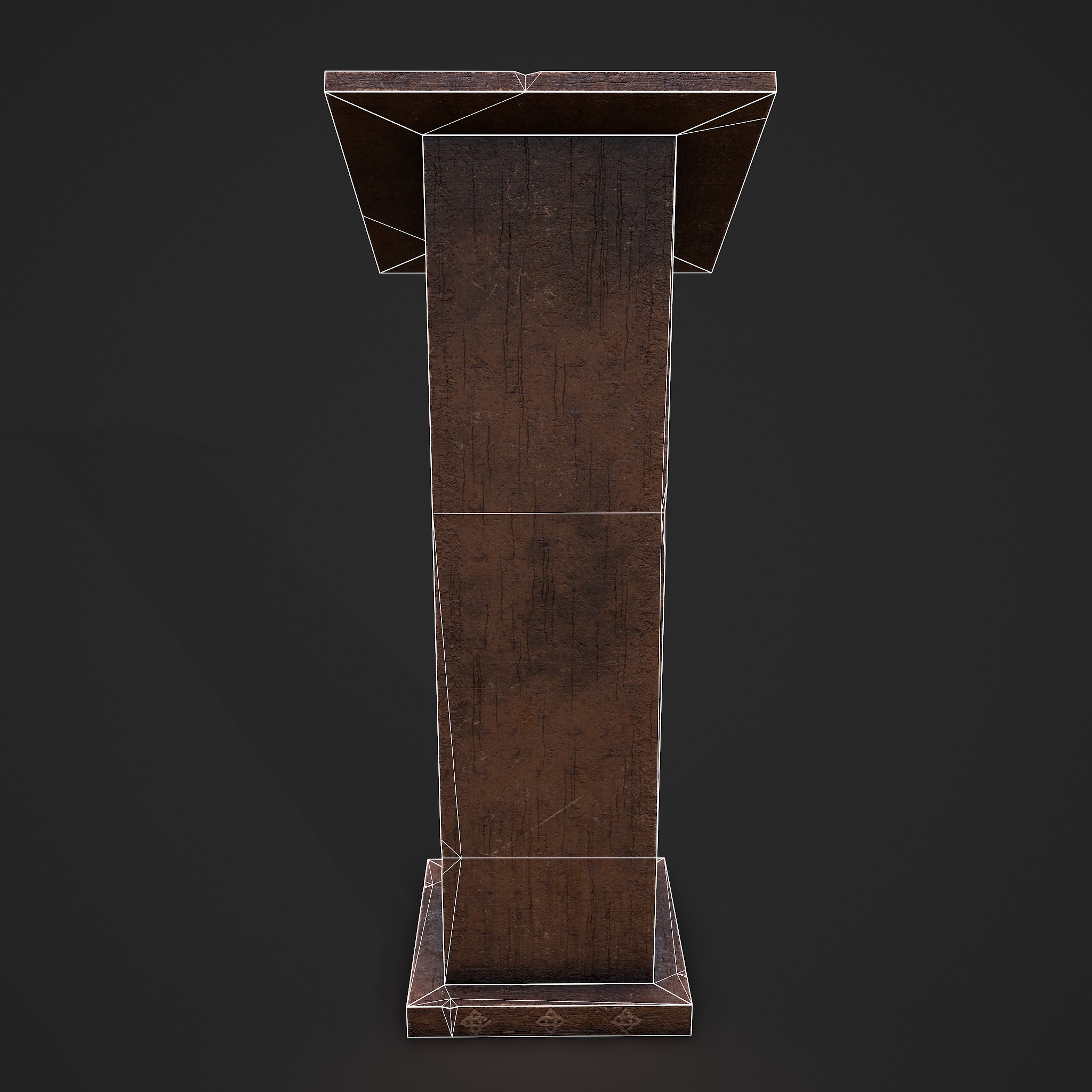 Elegant Lecture Stand - 3D Model by Get Dead Entertainment