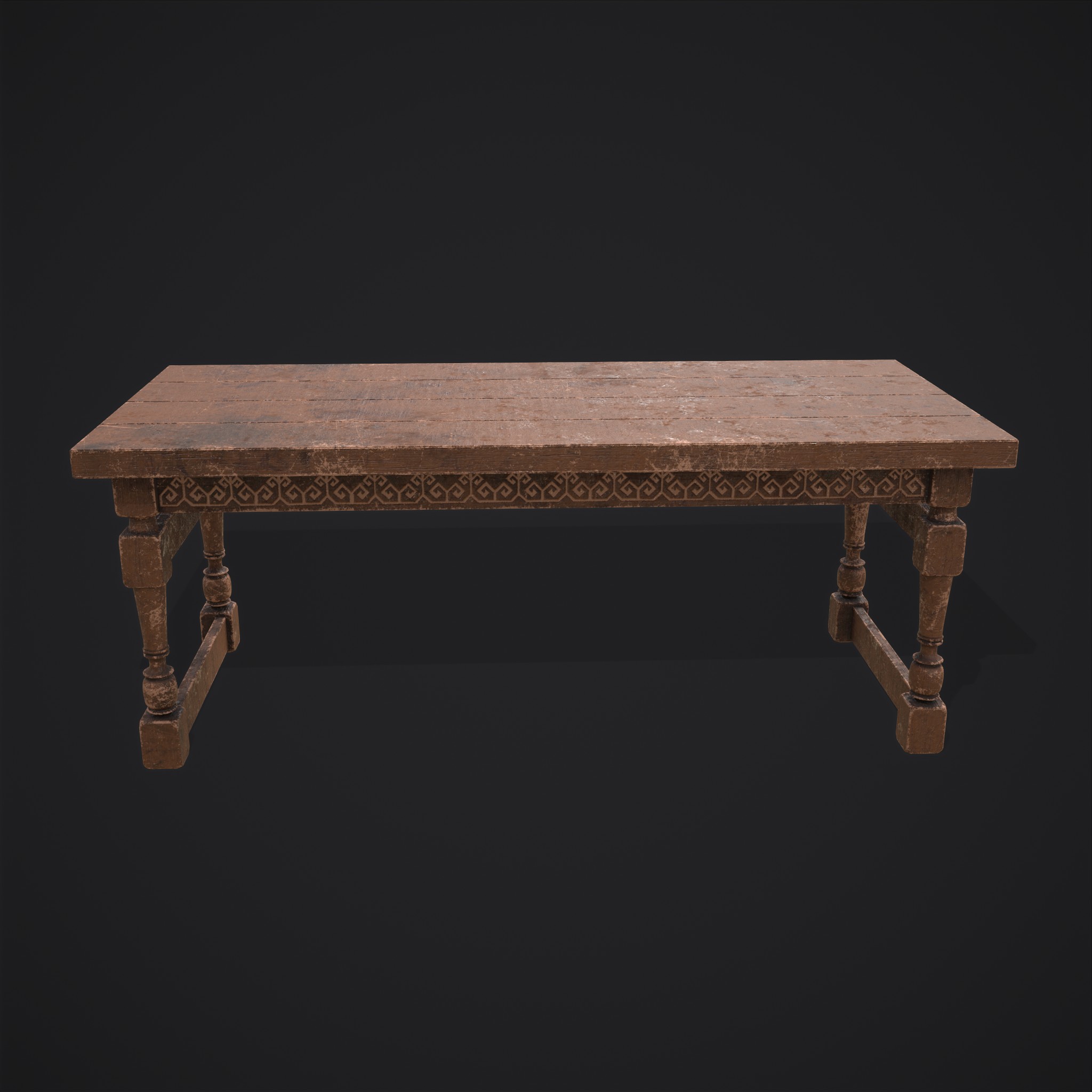 Elegant Long Table - 3D Model by Get Dead Entertainment