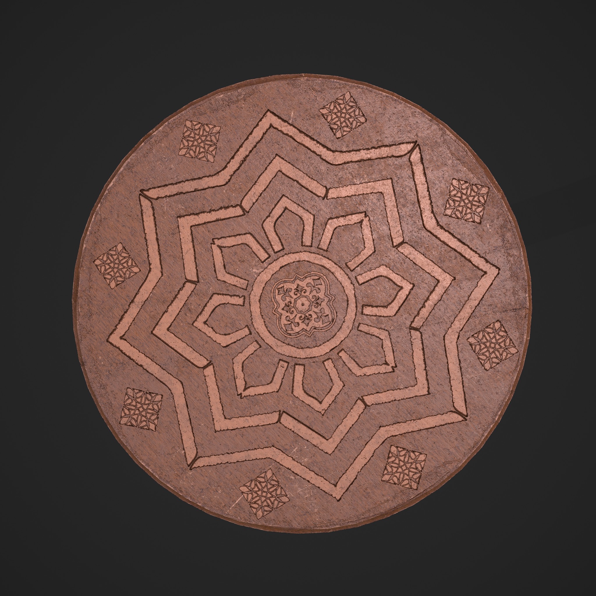 Elegant Round Table - 3D Model by Get Dead Entertainment