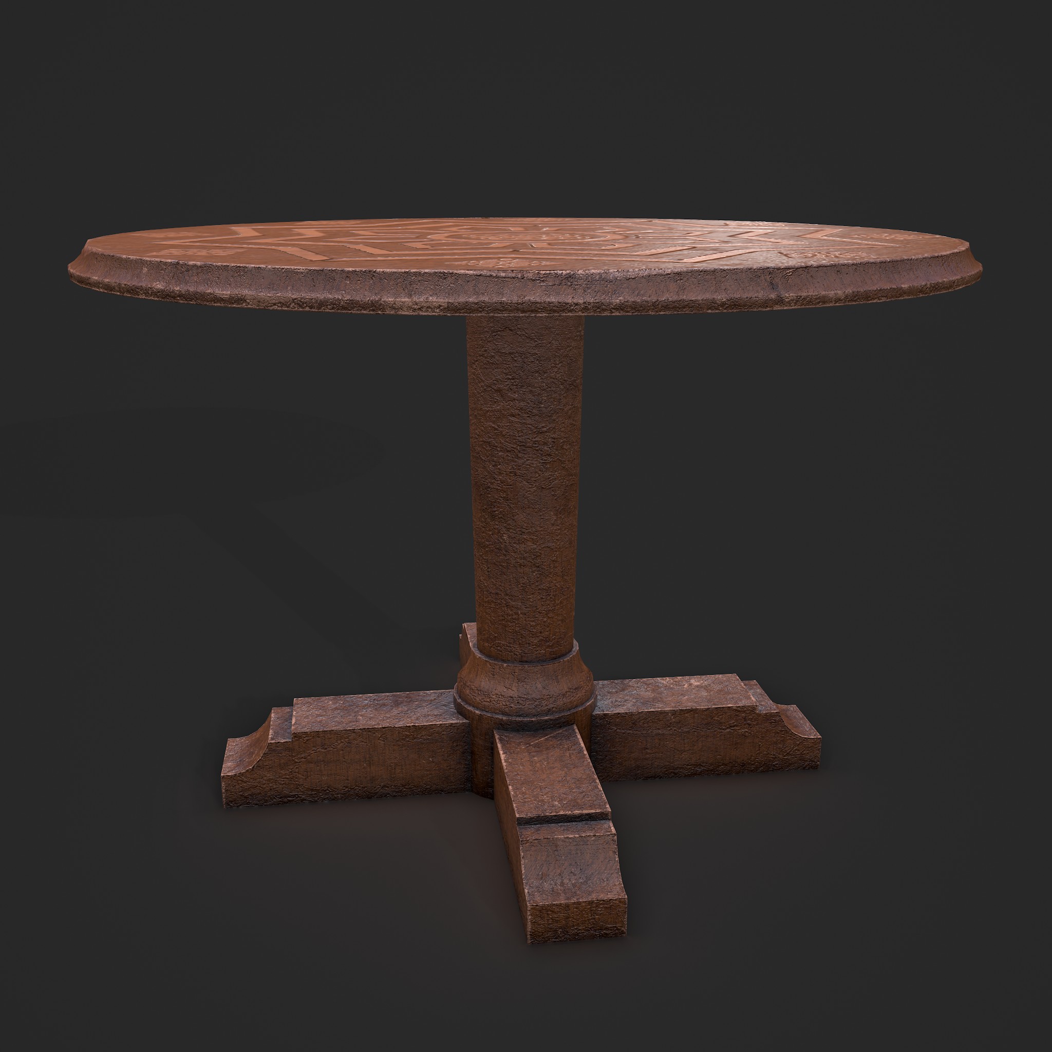 Elegant Round Table - 3D Model by Get Dead Entertainment