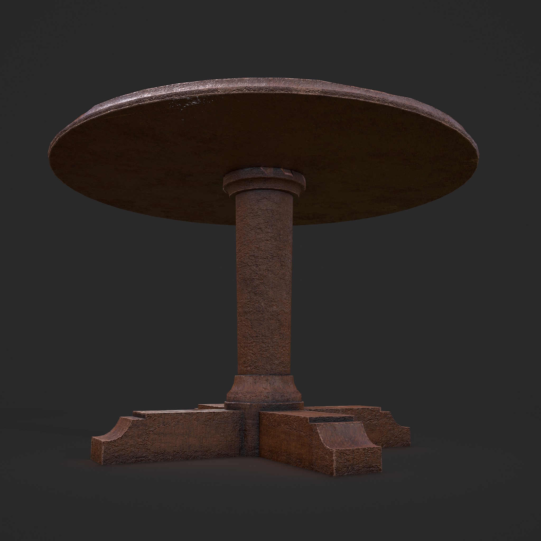 Elegant Round Table - 3D Model by Get Dead Entertainment