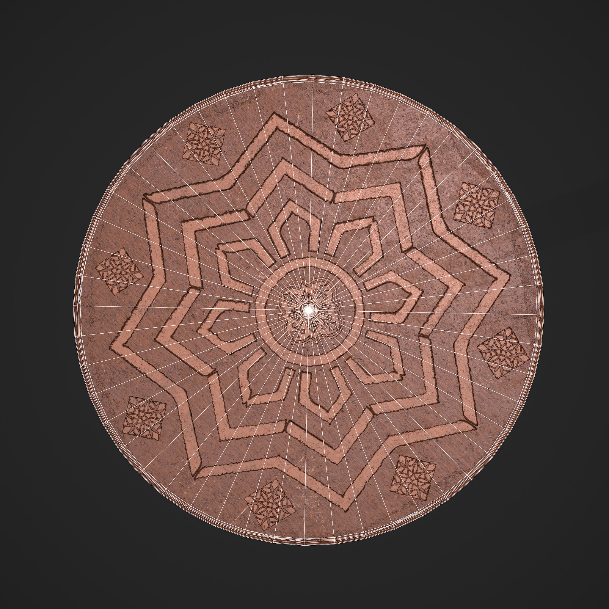 Elegant Round Table - 3D Model by Get Dead Entertainment