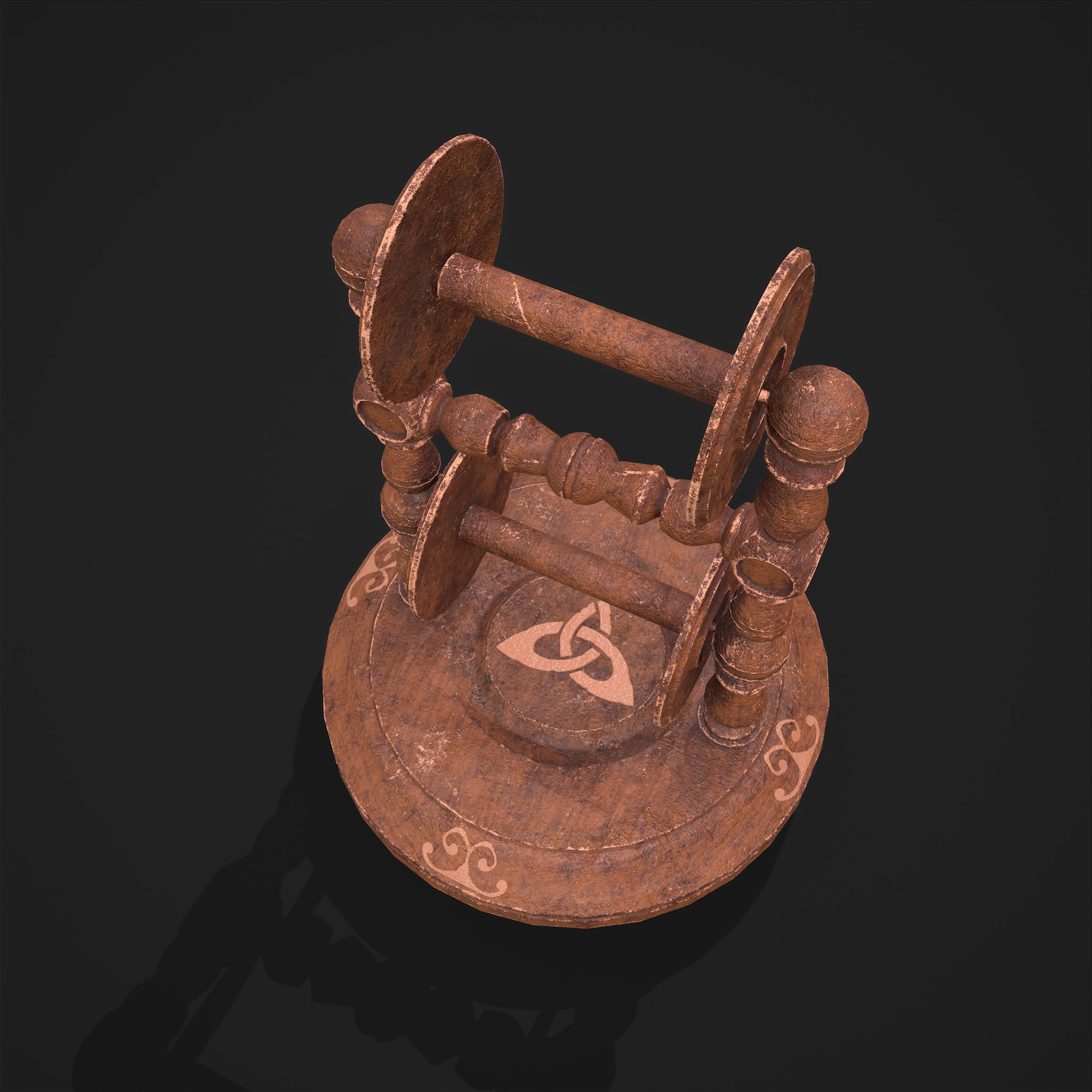 Elegant Scroll Holder - 3D Model by Get Dead Entertainment