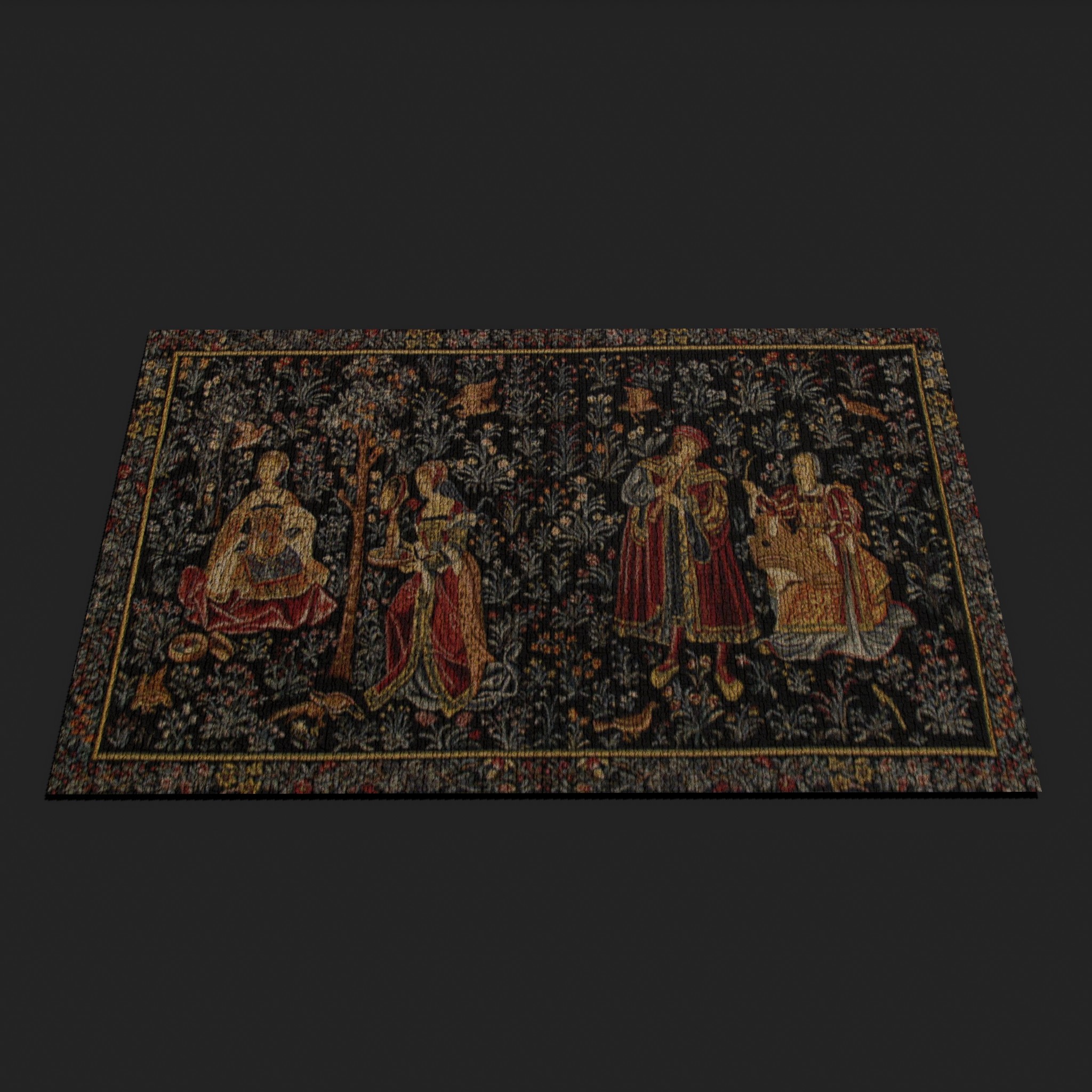 Embroidery Tapestry - 3D Model by Get Dead Entertainment
