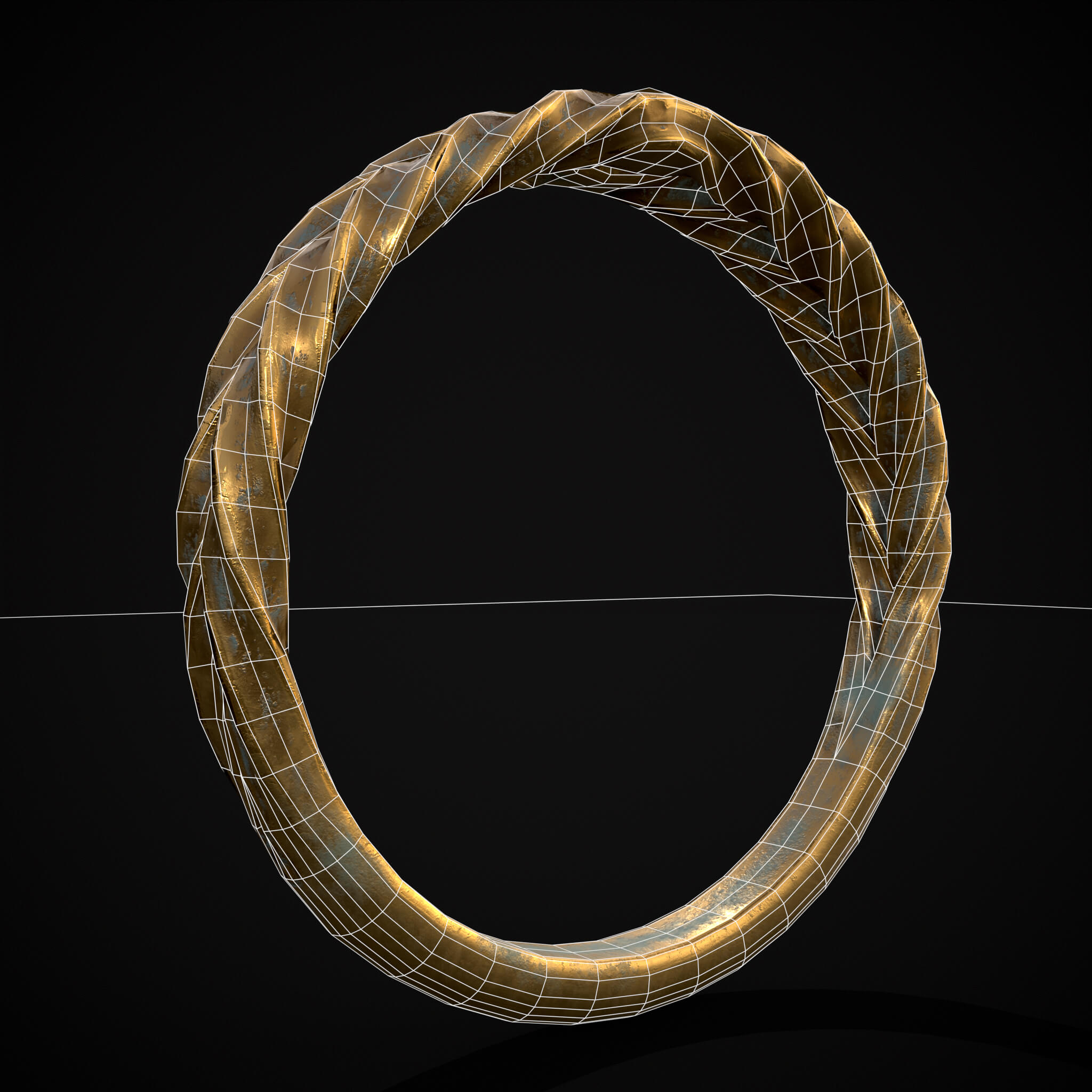 Engraved Spiral Ring - 3D Model by Get Dead Entertainment