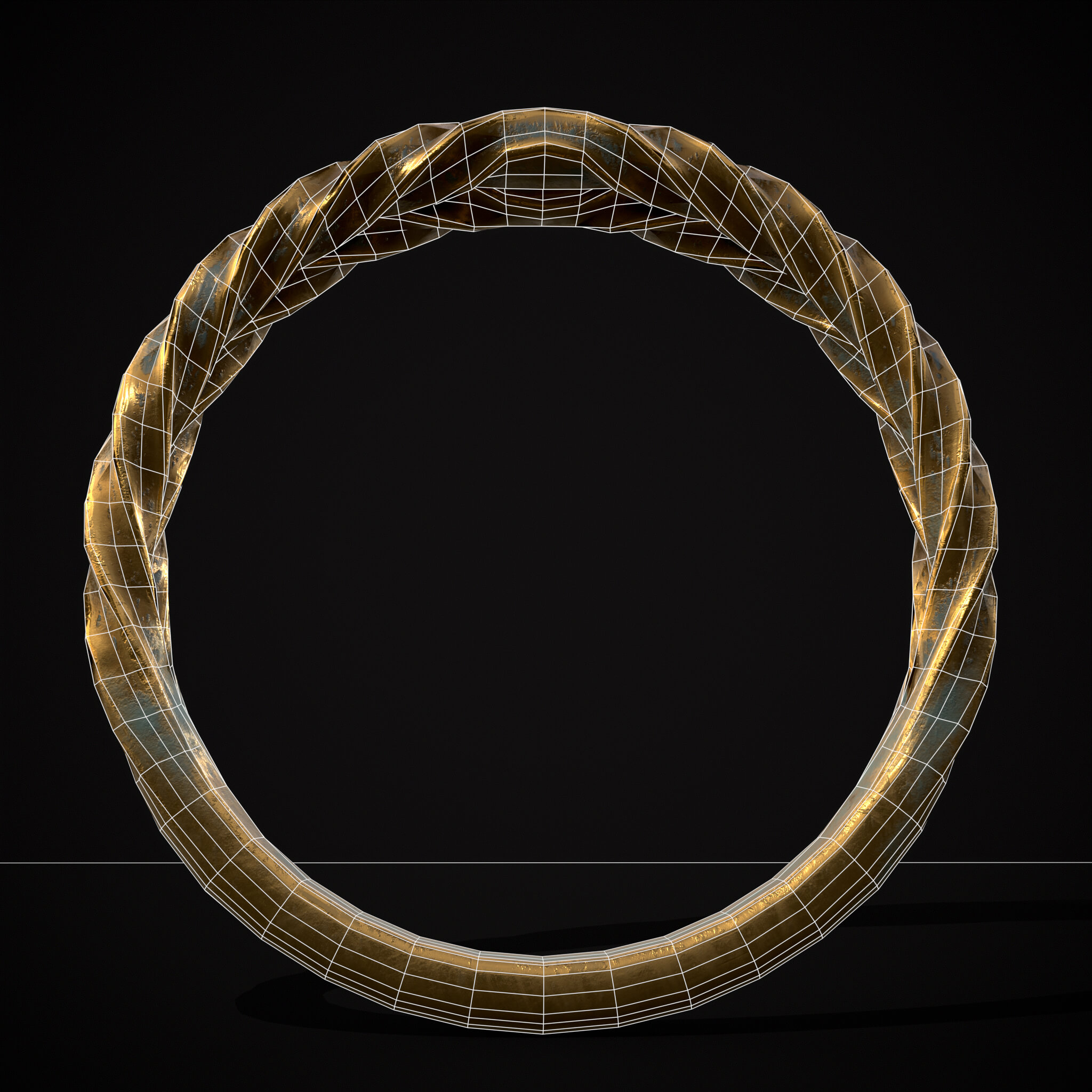Engraved Spiral Ring - 3D Model by Get Dead Entertainment