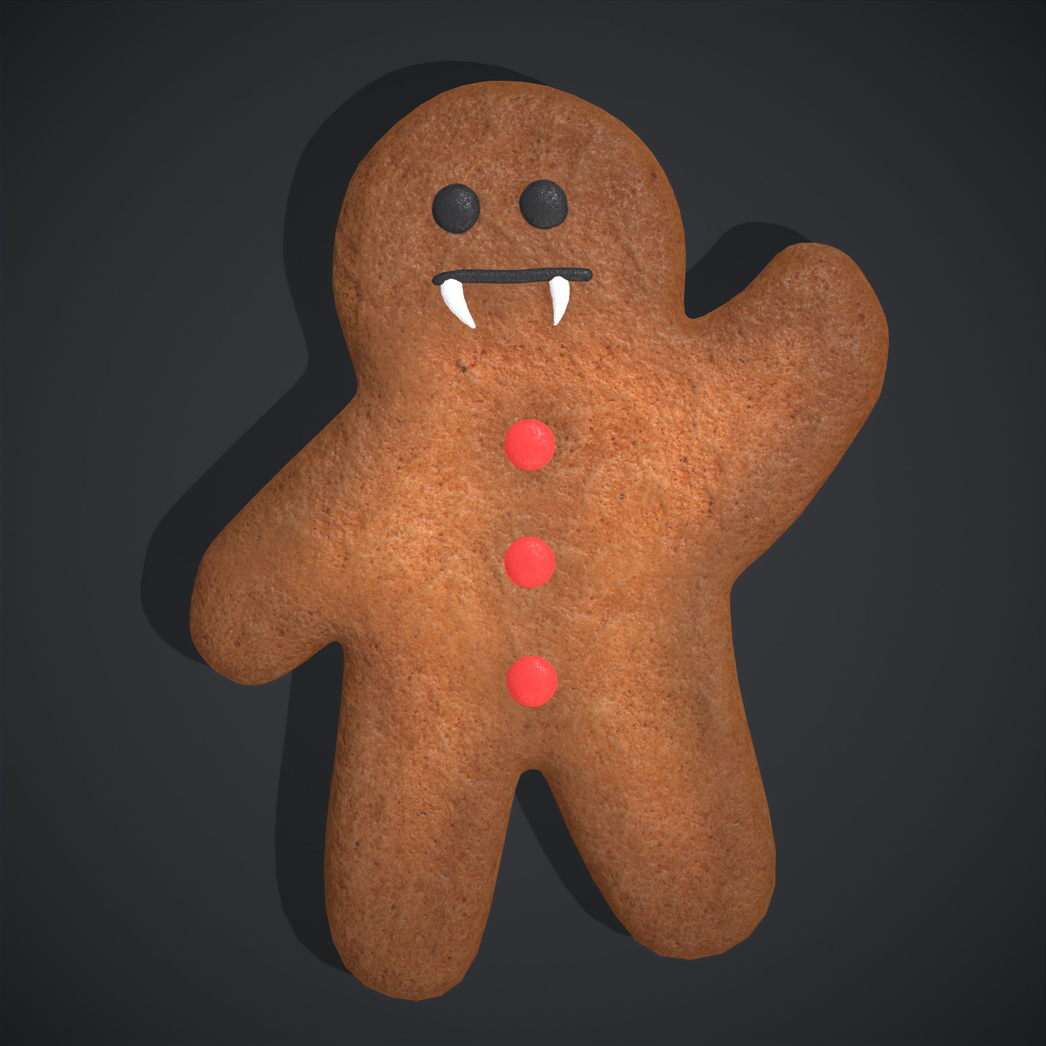 Evil Gingerbread Man - 3D Model by Get Dead Entertainment