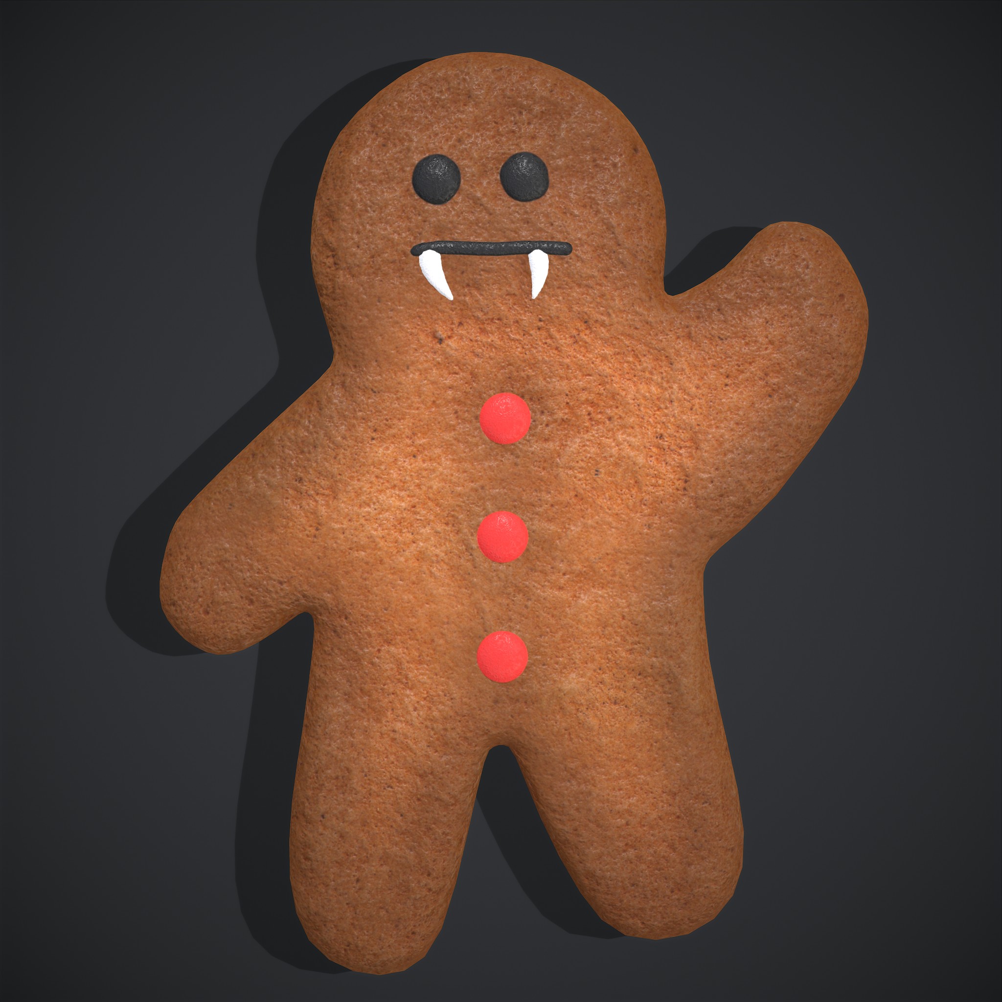 Evil Gingerbread Man - 3D Model by Get Dead Entertainment