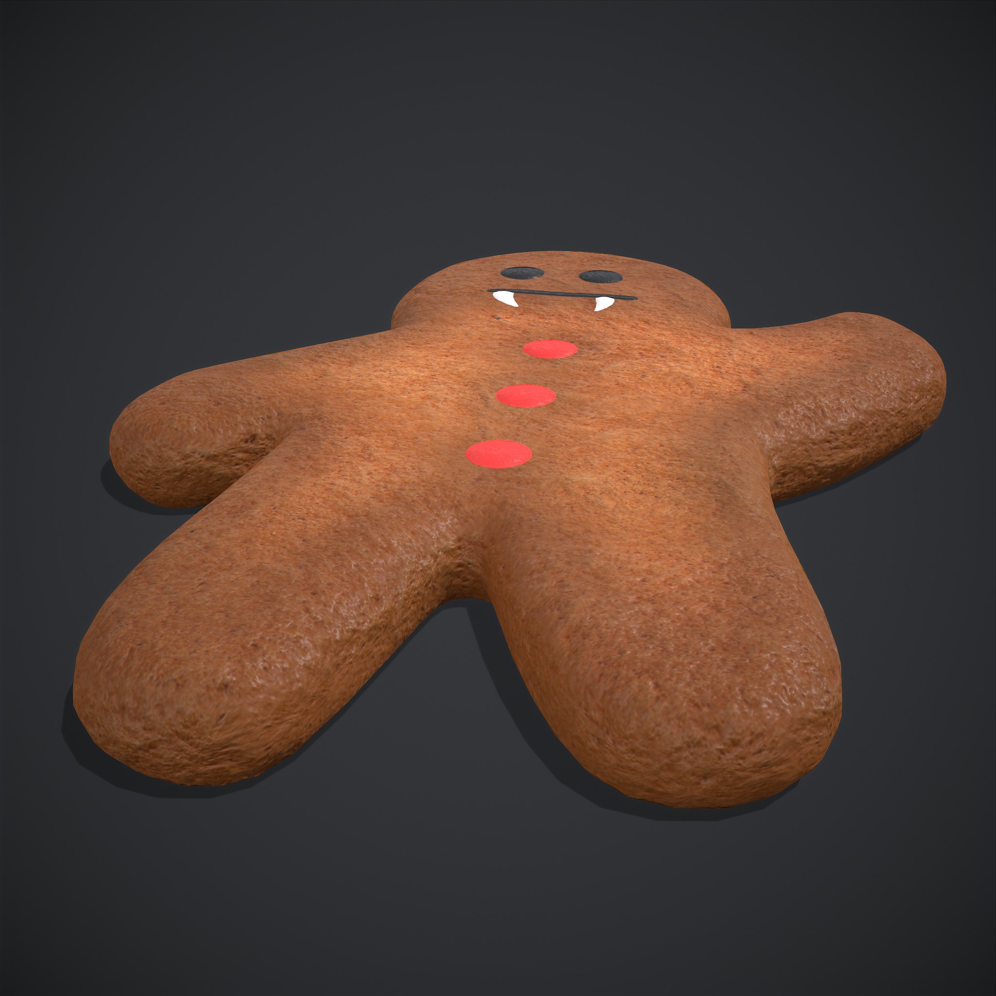 Evil Gingerbread Man - 3D Model by Get Dead Entertainment
