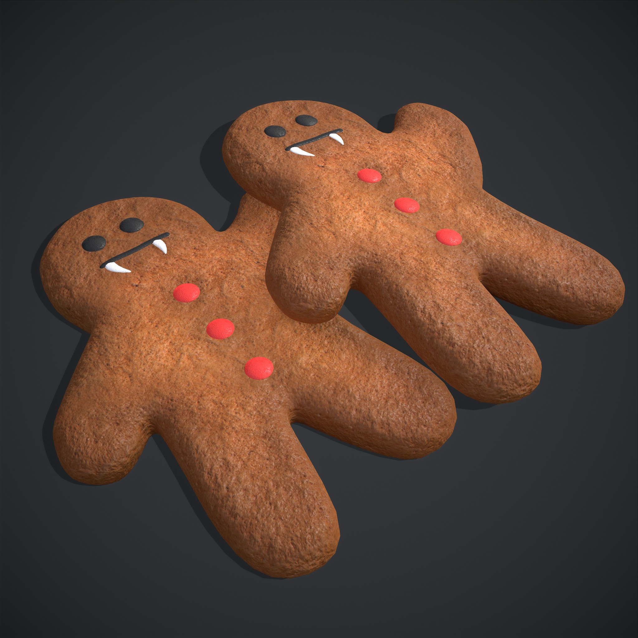 Evil Gingerbread Man - 3D Model by Get Dead Entertainment
