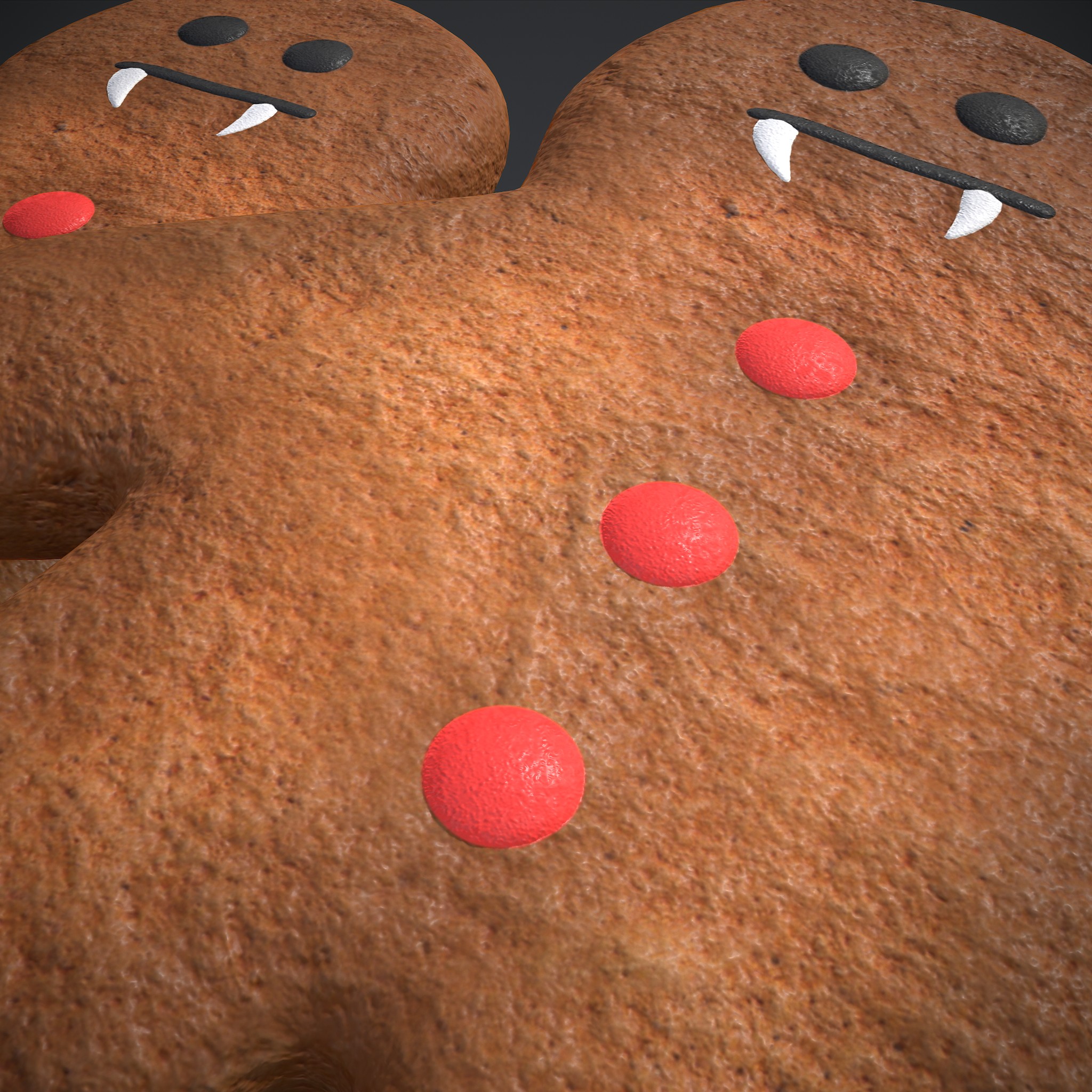 Evil Gingerbread Man - 3D Model by Get Dead Entertainment