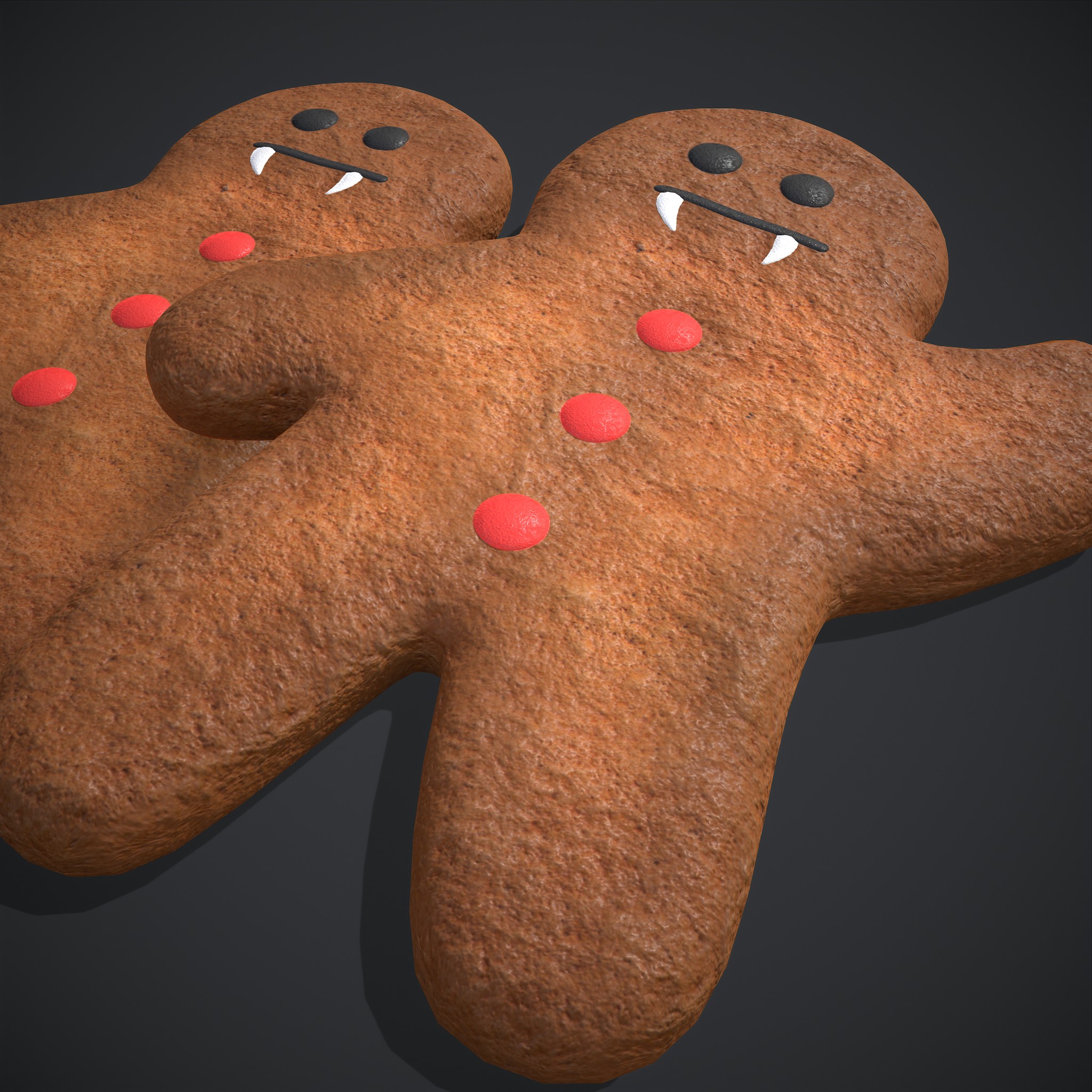 Evil Gingerbread Man - 3D Model by Get Dead Entertainment