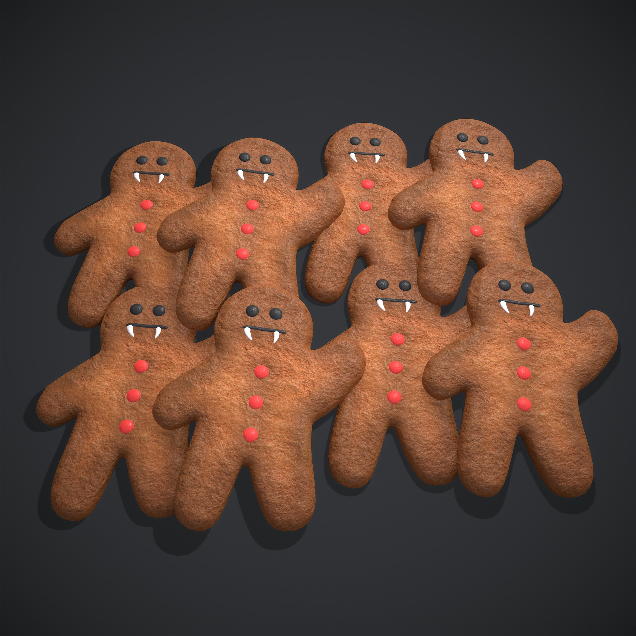 Evil Gingerbread Man - 3D Model by Get Dead Entertainment
