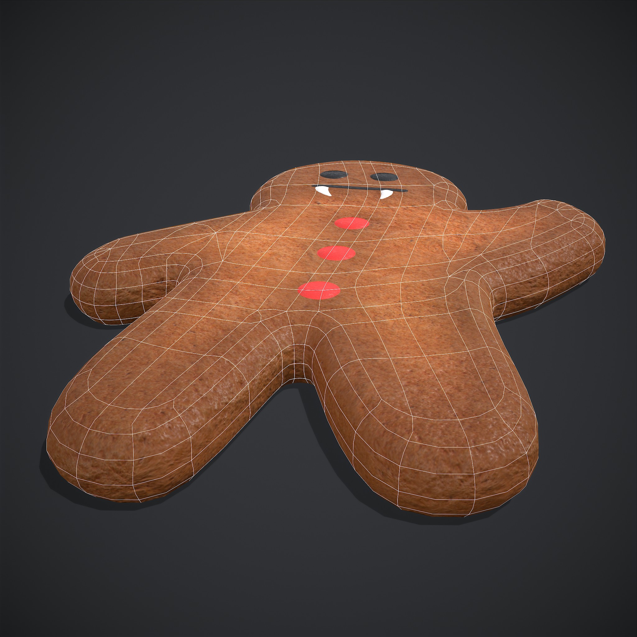 Evil Gingerbread Man - 3D Model by Get Dead Entertainment