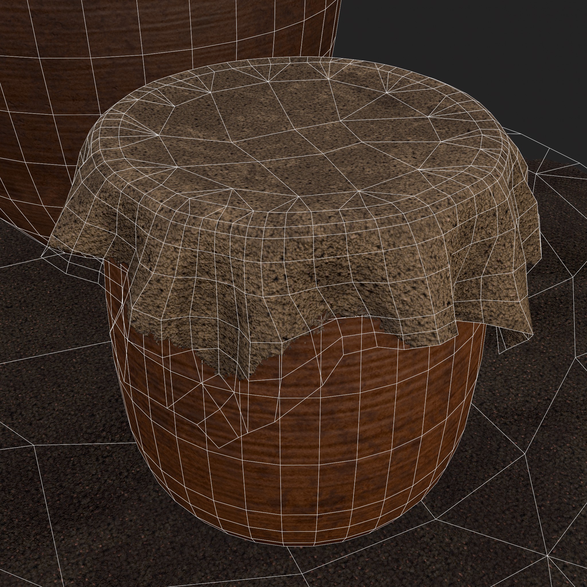 Fabric Covered Pottery - 3D Model by Get Dead Entertainment