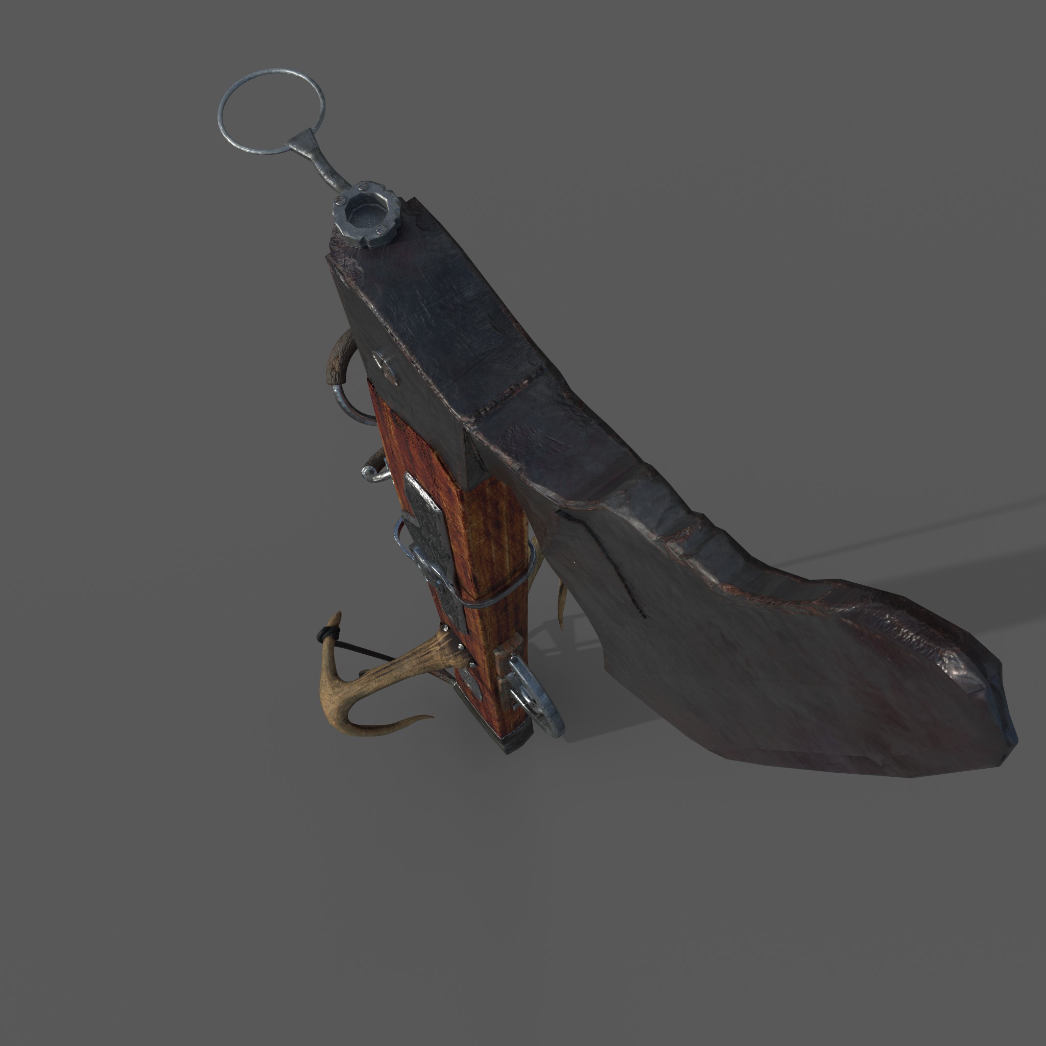 Fantasy Crossbow Ax - 3D Model by Get Dead Entertainment