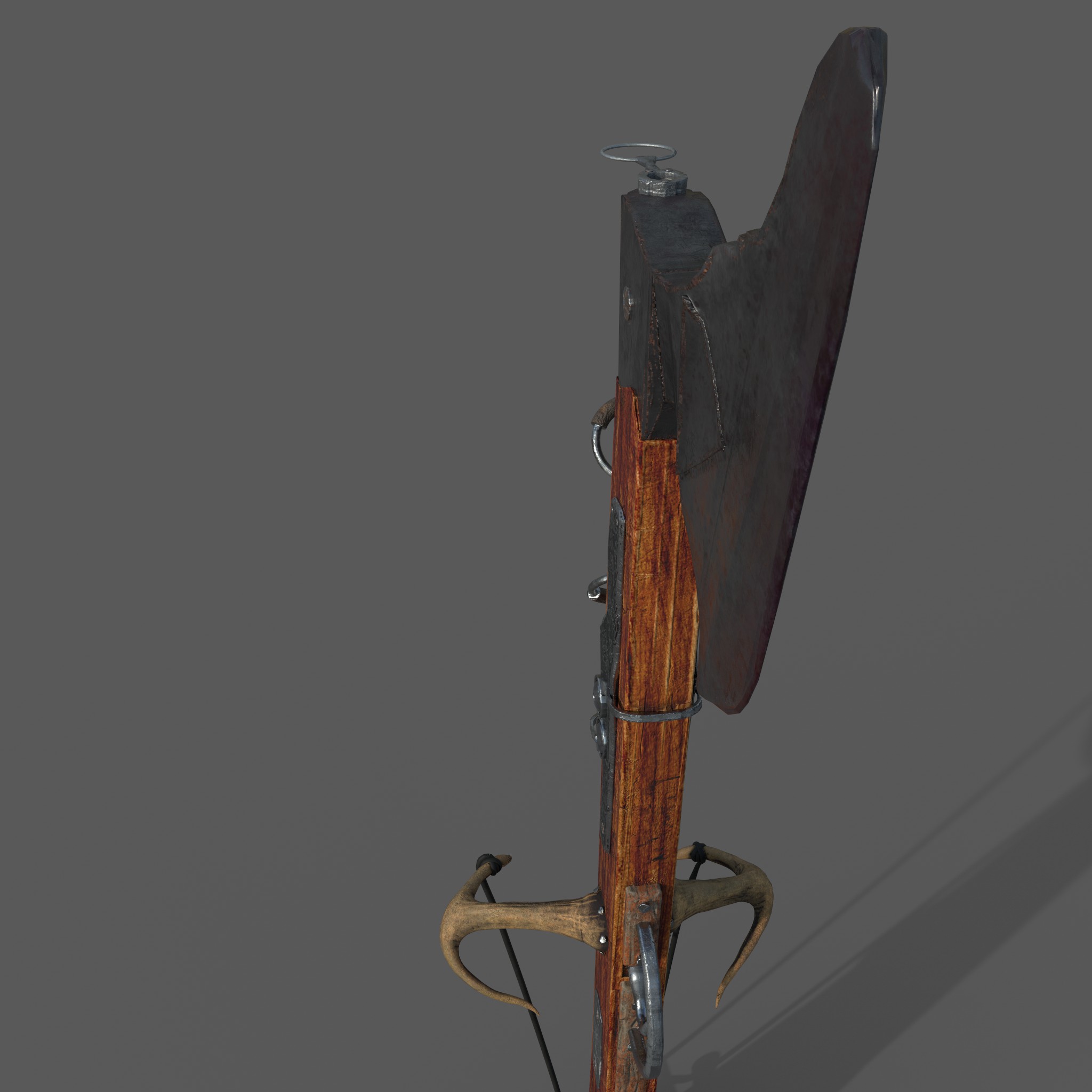 Fantasy Crossbow Ax - 3D Model by Get Dead Entertainment