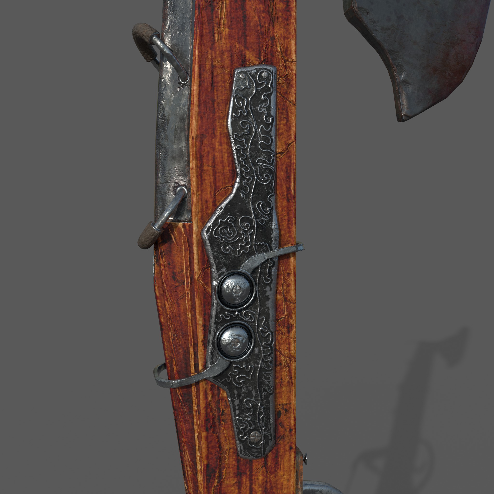 Fantasy Crossbow Ax - 3D Model by Get Dead Entertainment