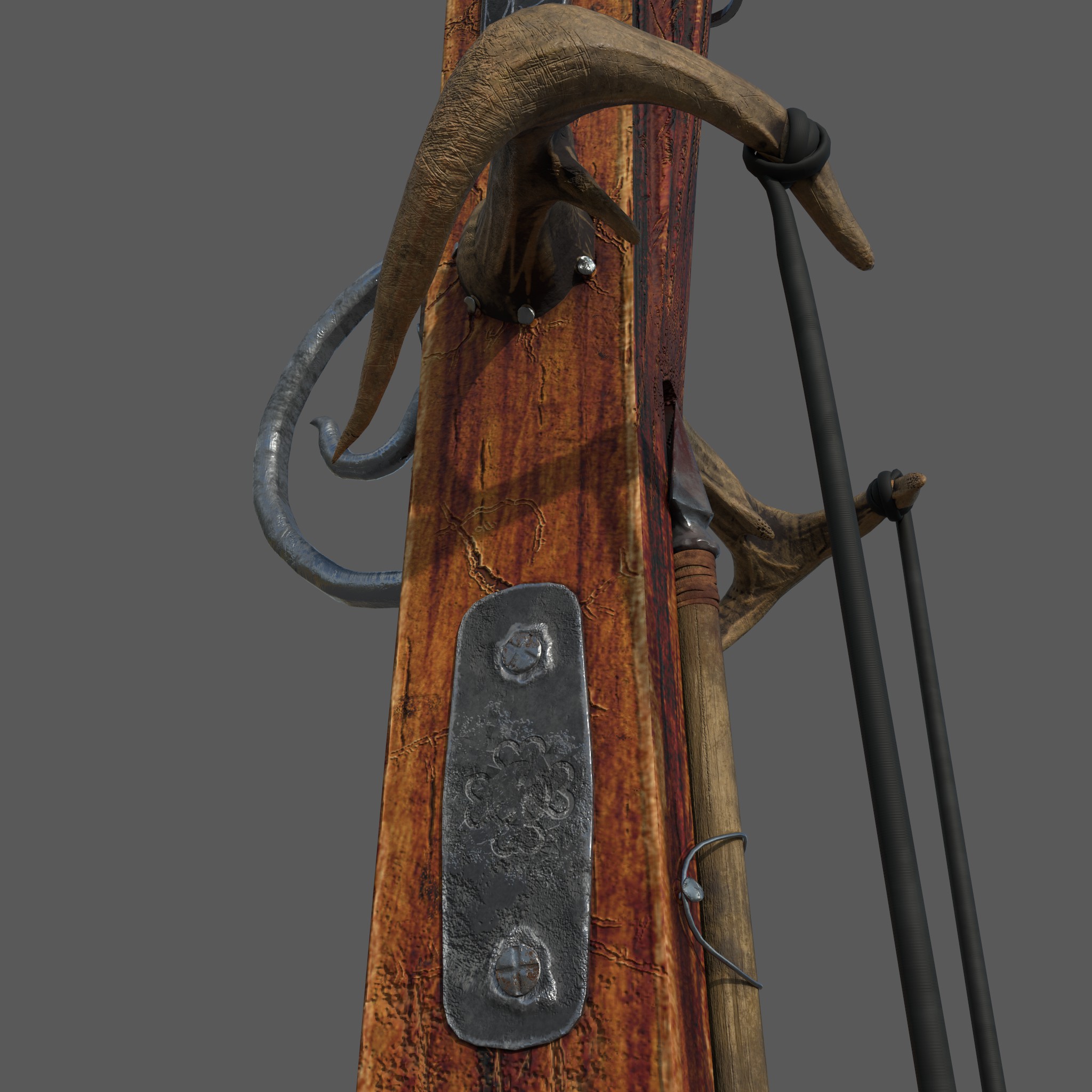 Fantasy Crossbow Ax - 3D Model by Get Dead Entertainment