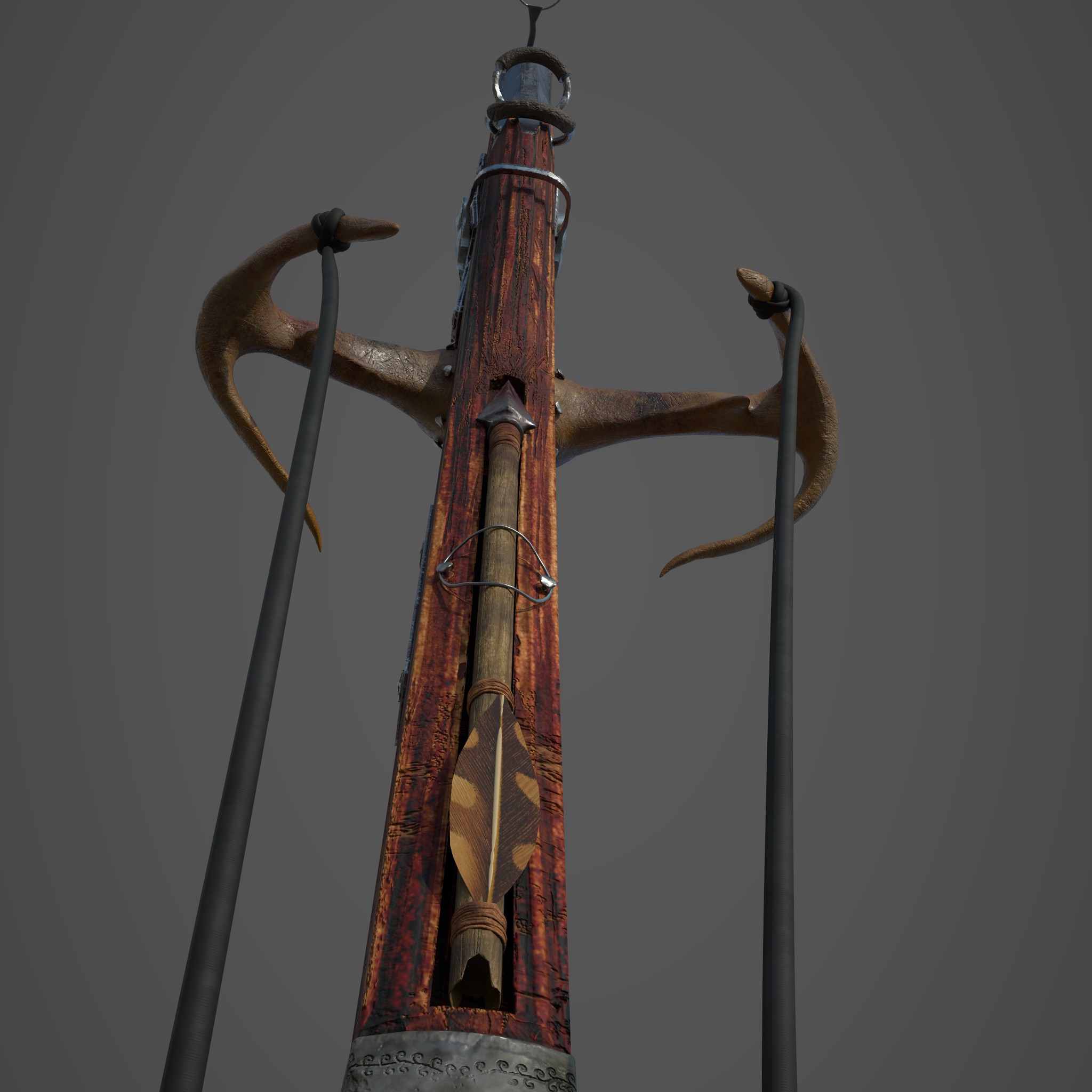 Fantasy Crossbow Ax - 3D Model by Get Dead Entertainment