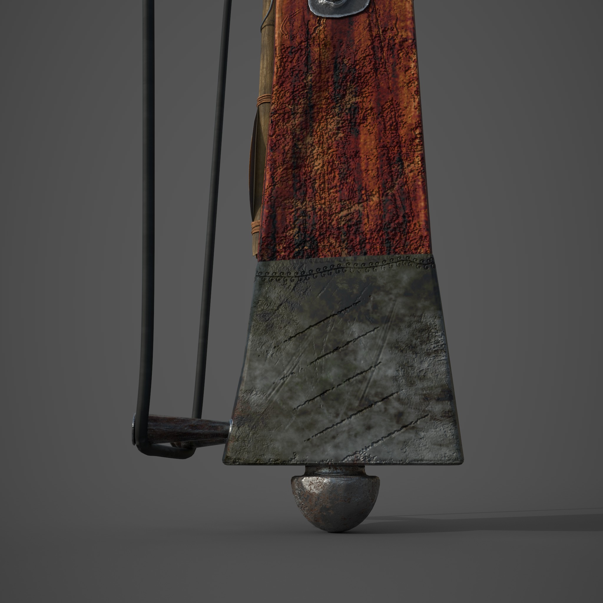 Fantasy Crossbow Ax - 3D Model by Get Dead Entertainment