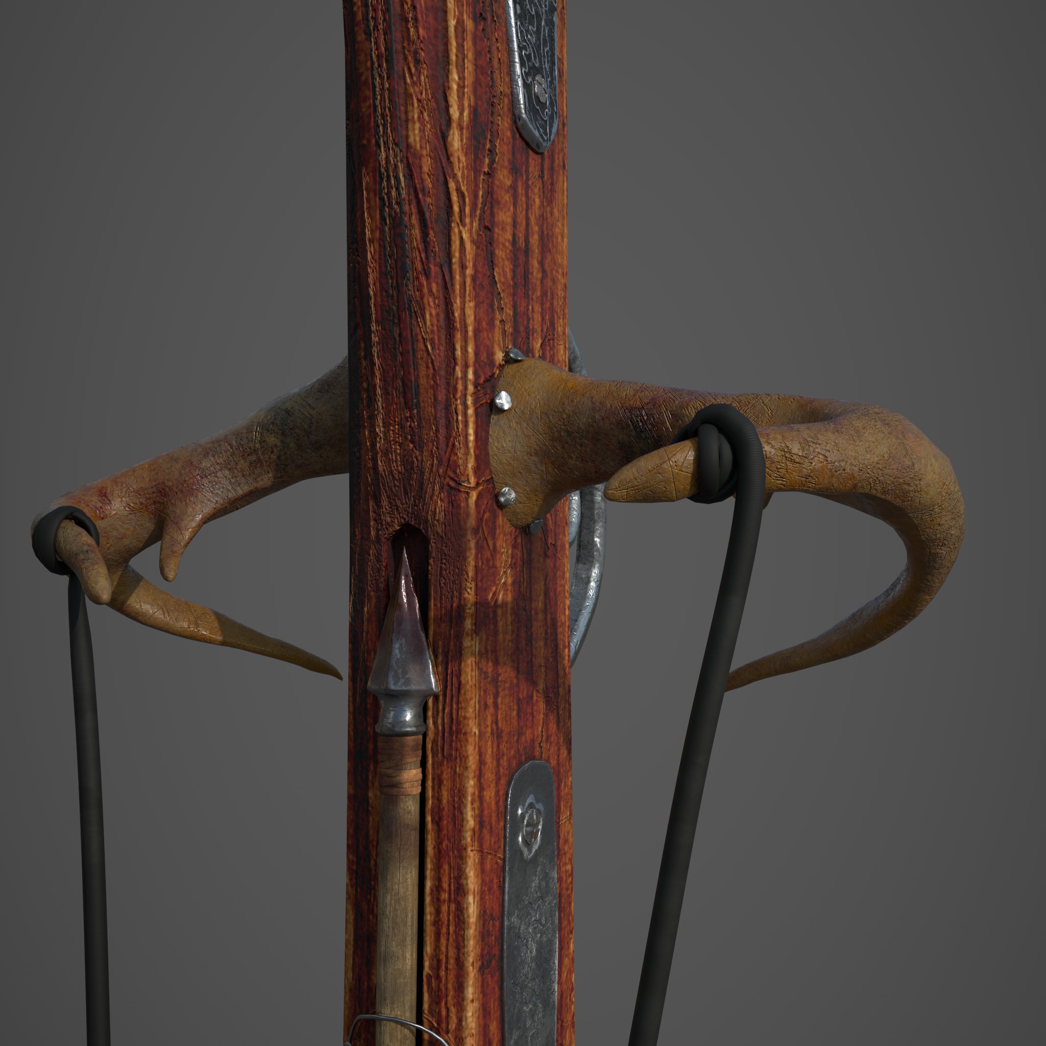 Fantasy Crossbow Ax - 3D Model by Get Dead Entertainment