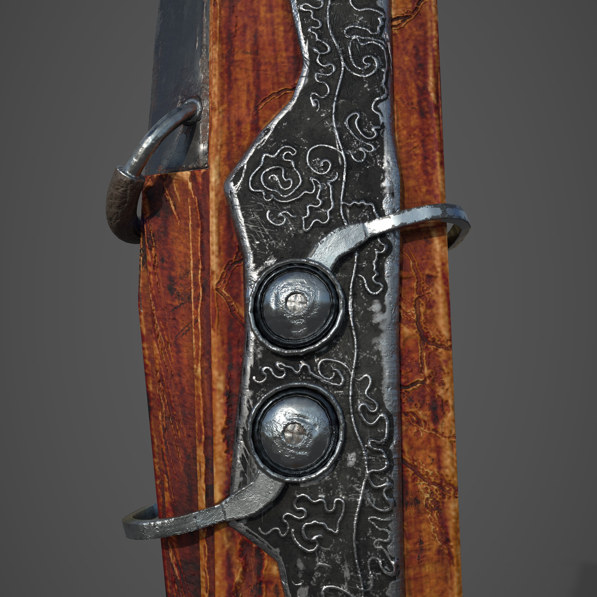 Fantasy Crossbow Ax - 3D Model by Get Dead Entertainment