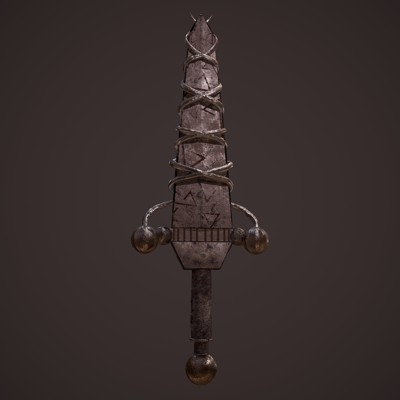 Fantasy Dagger - 3D Model by Get Dead Entertainment