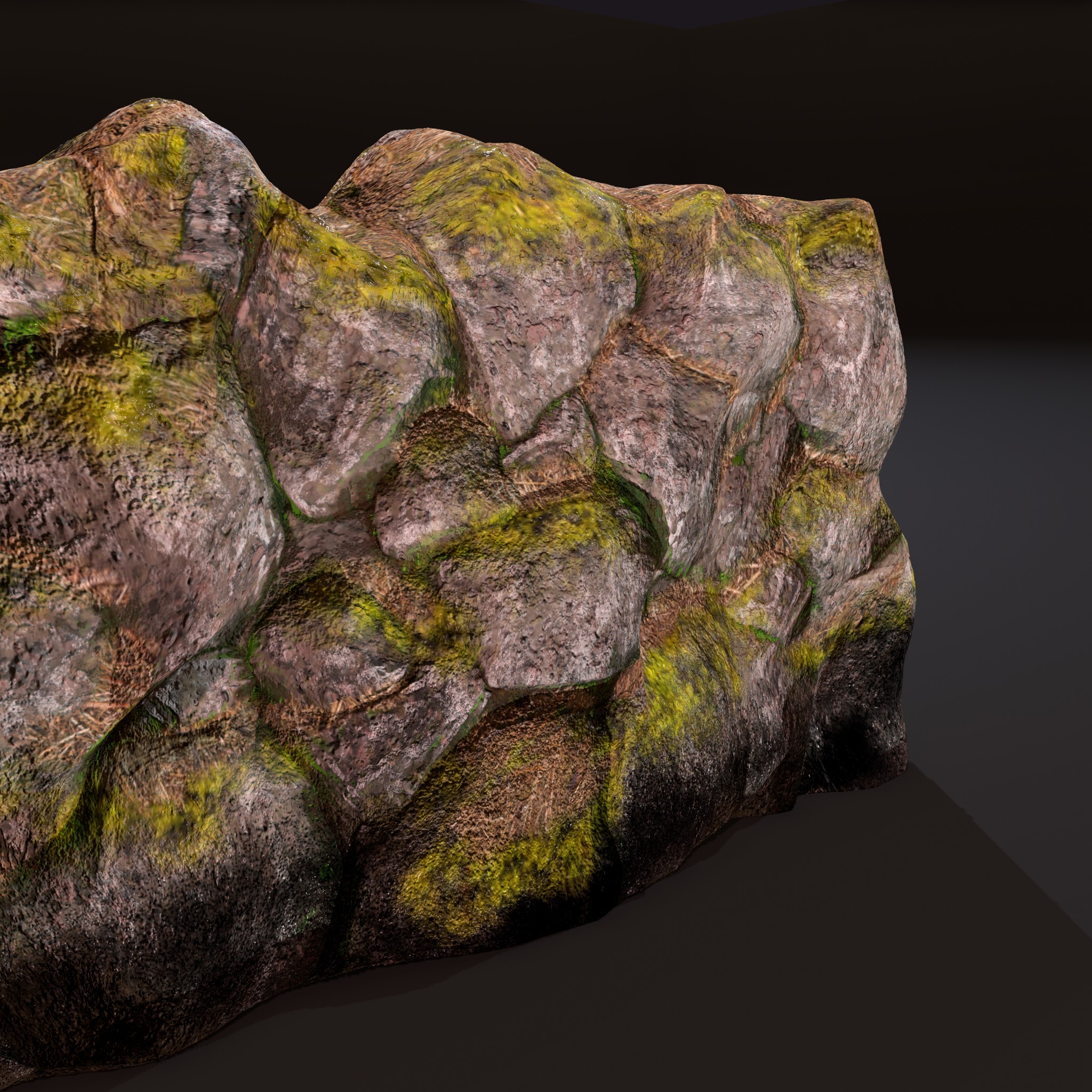 Fantasy Rock Wall - Free 3D Model by Get Dead Entertainment
