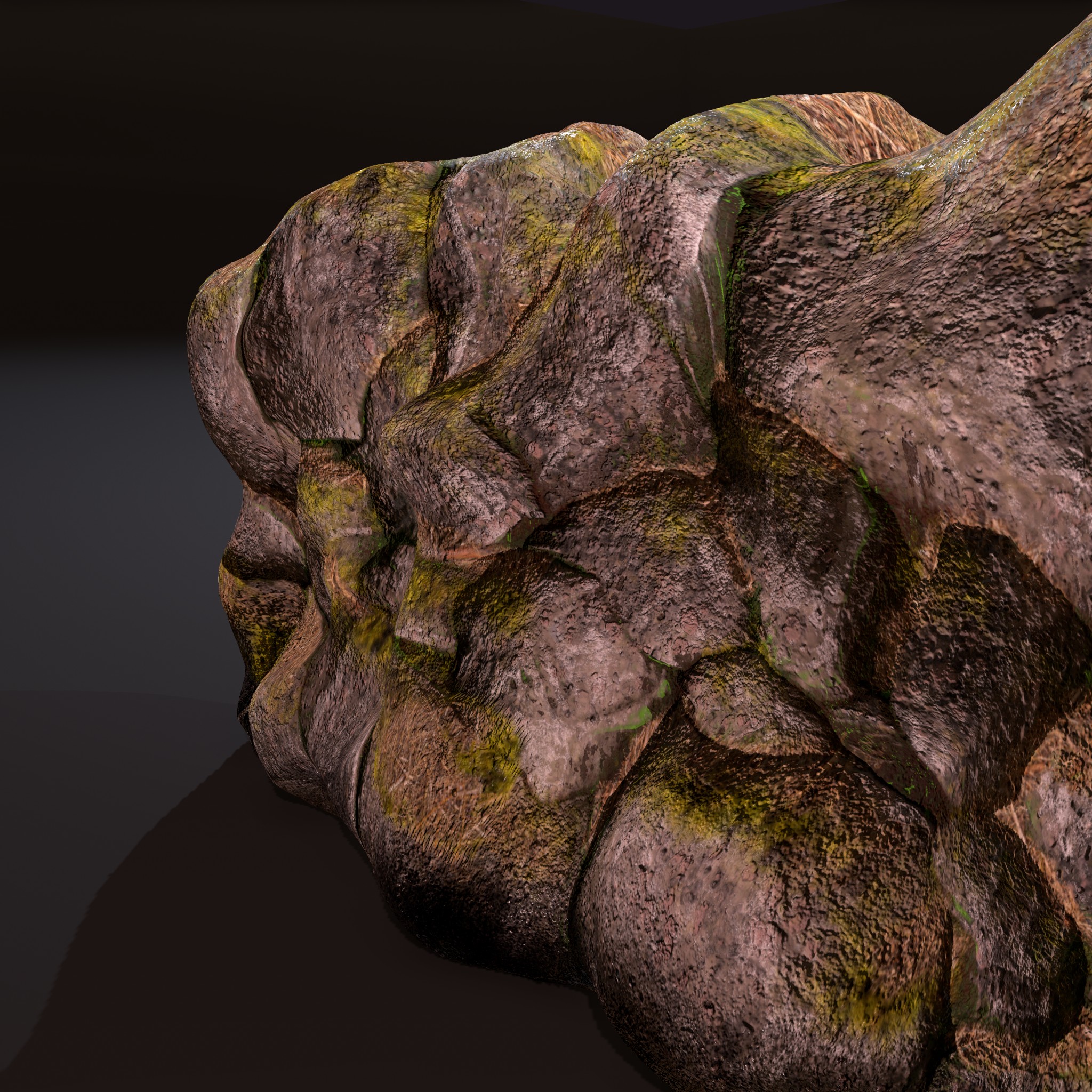 Fantasy Rock Wall - Free 3D Model by Get Dead Entertainment