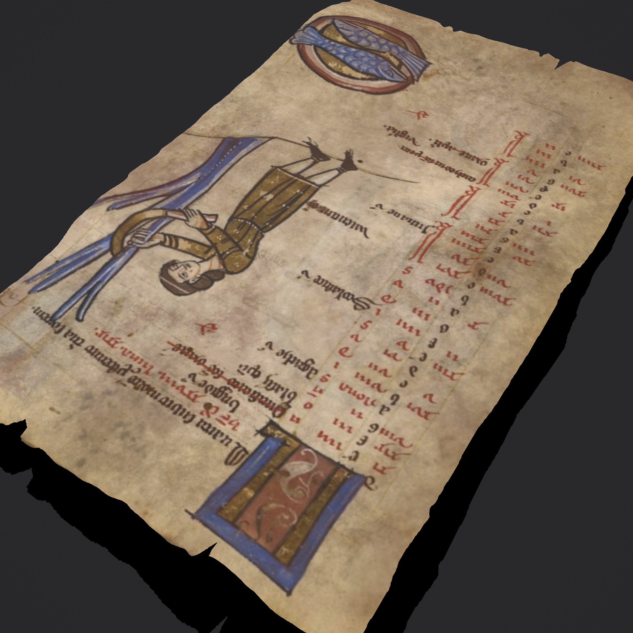 February Manuscript Page - 3D Model by Get Dead Entertainment