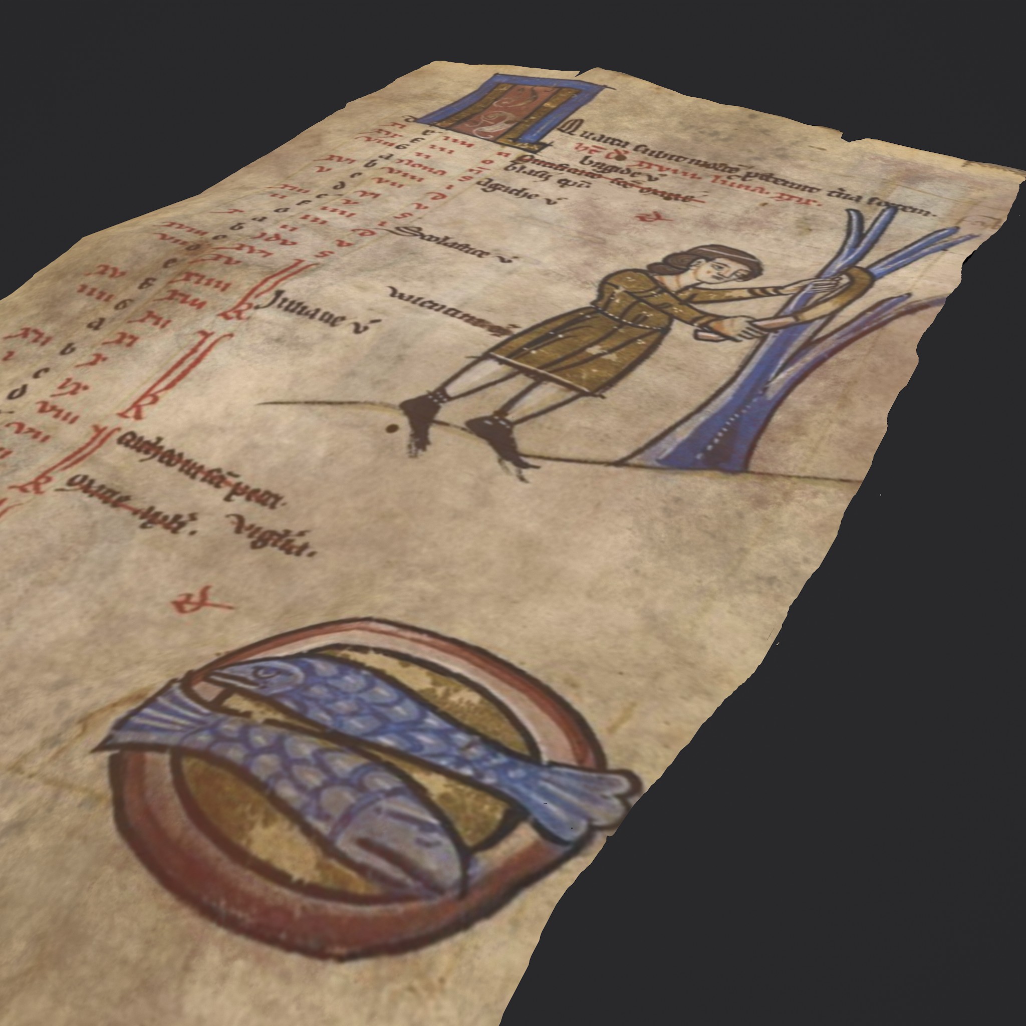 February Manuscript Page - 3D Model by Get Dead Entertainment