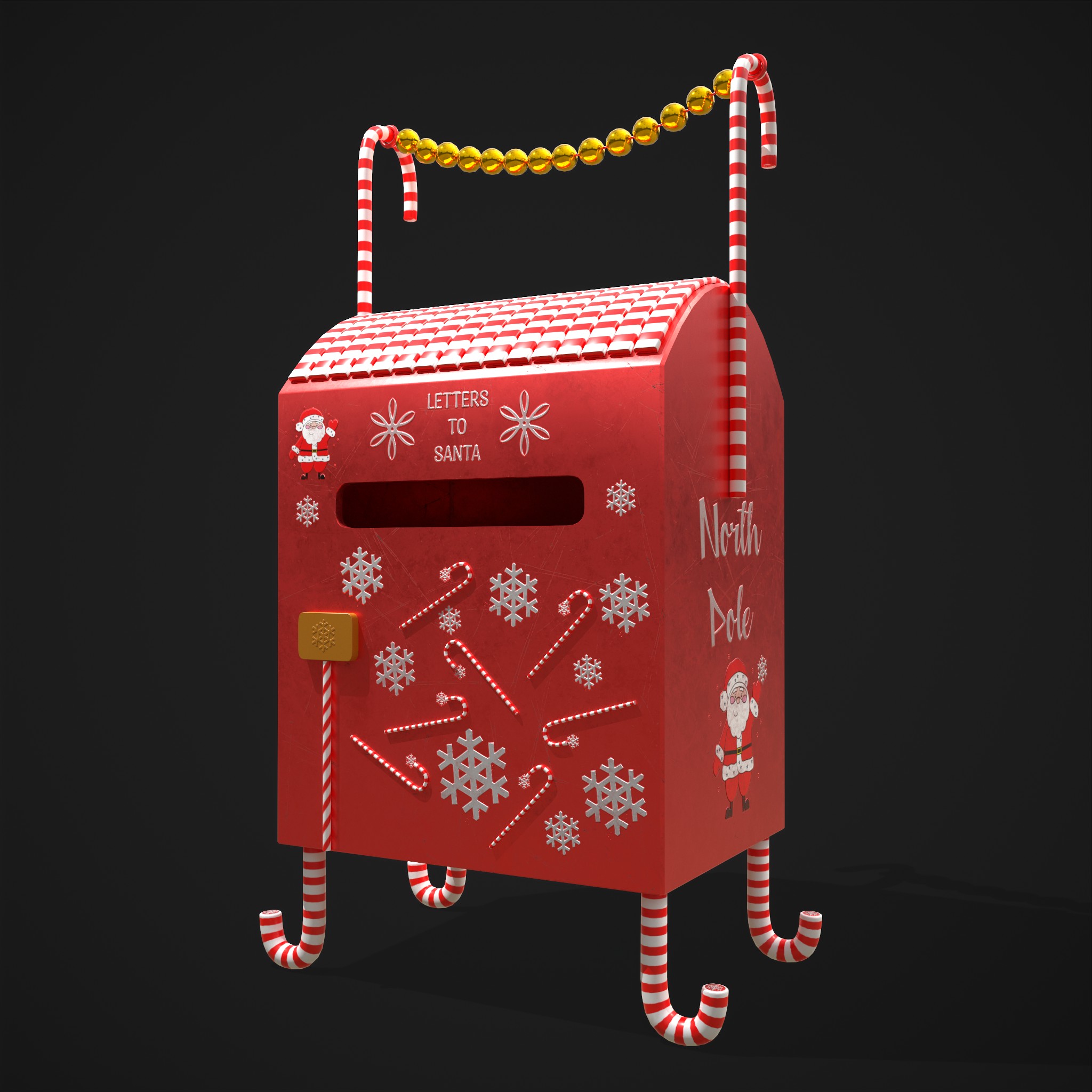 Festive Holiday Dropbox - 3D Model by Get Dead Entertainment