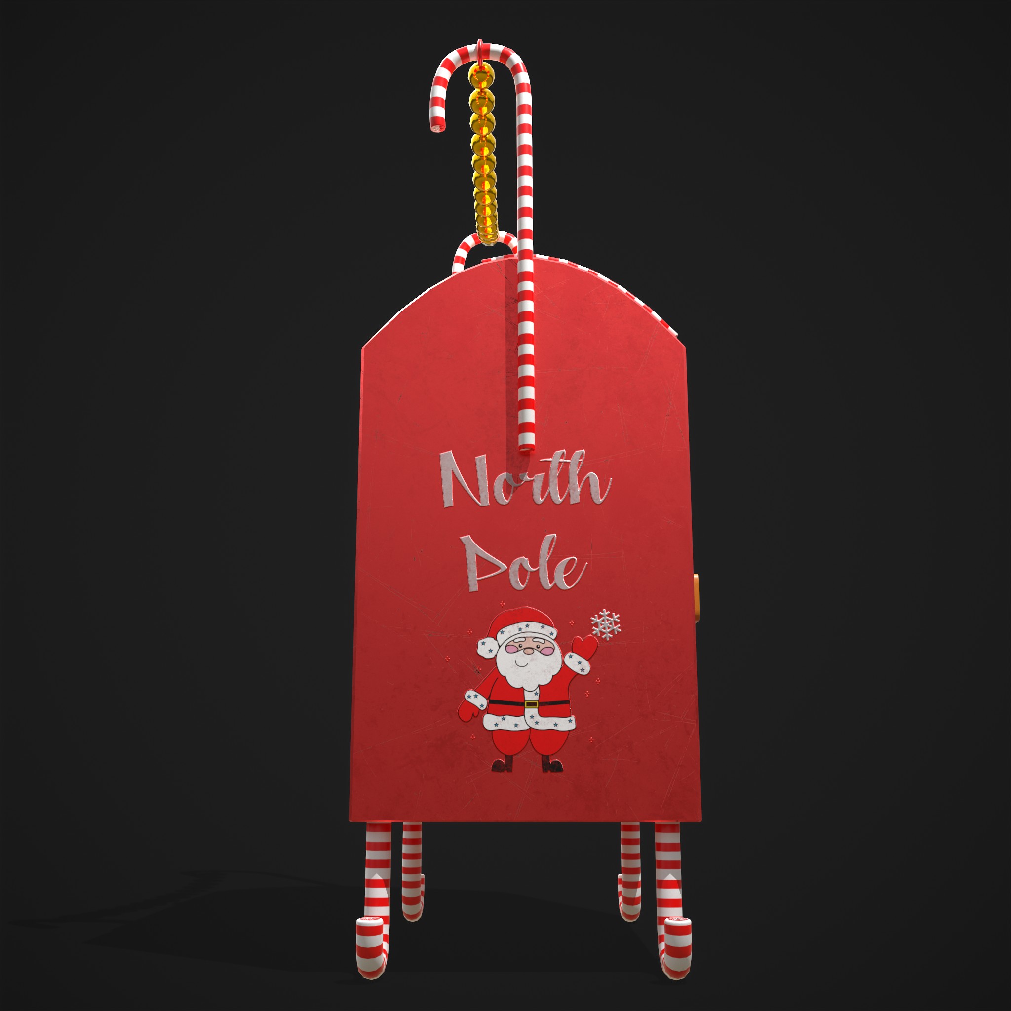 Festive Holiday Dropbox - 3D Model by Get Dead Entertainment