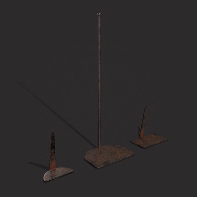 Fire Rakes Models - 3D Model by Get Dead Entertainment